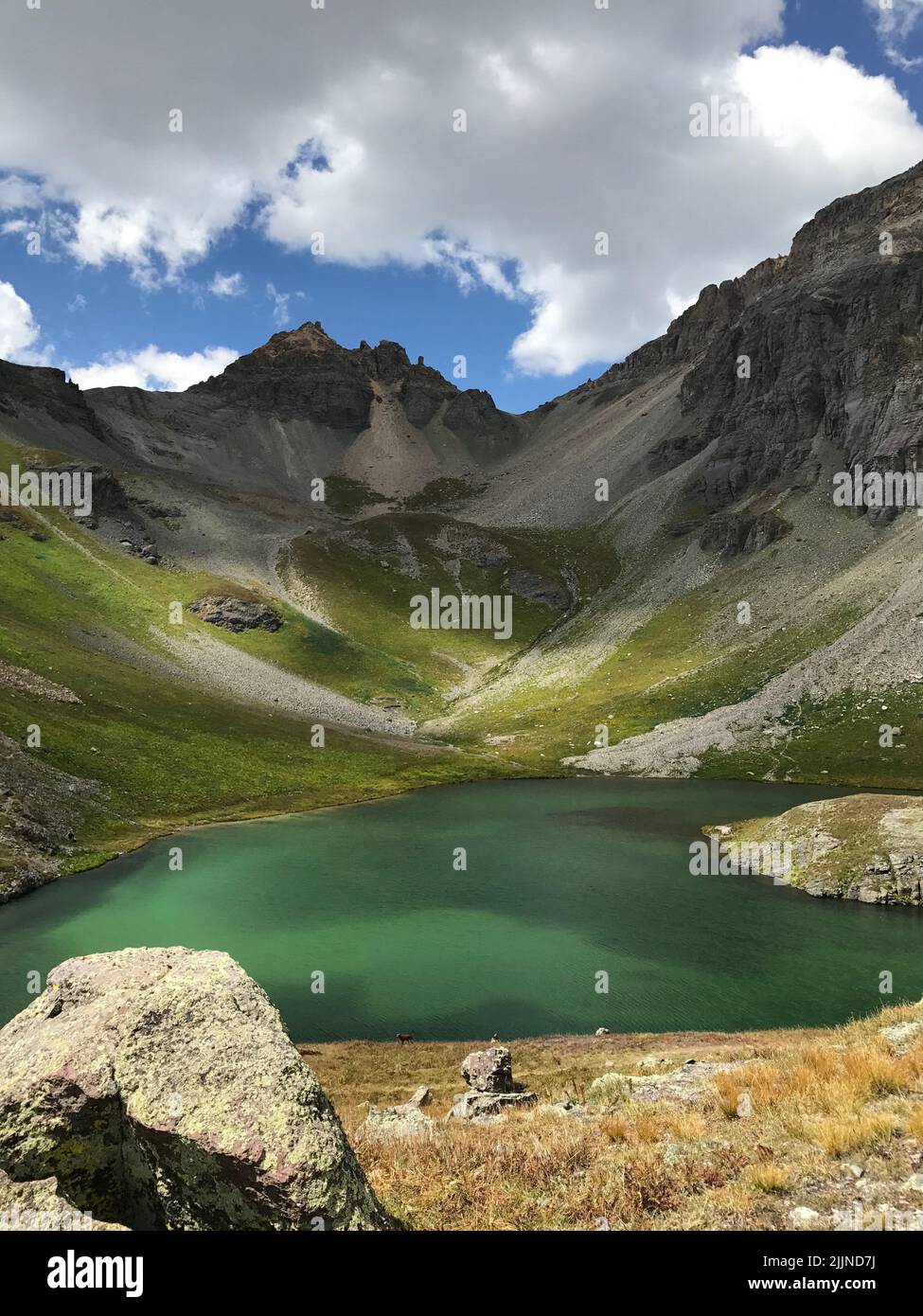 A vertical shot of the Ice Lakes Trailhead, popular hiking area in ...