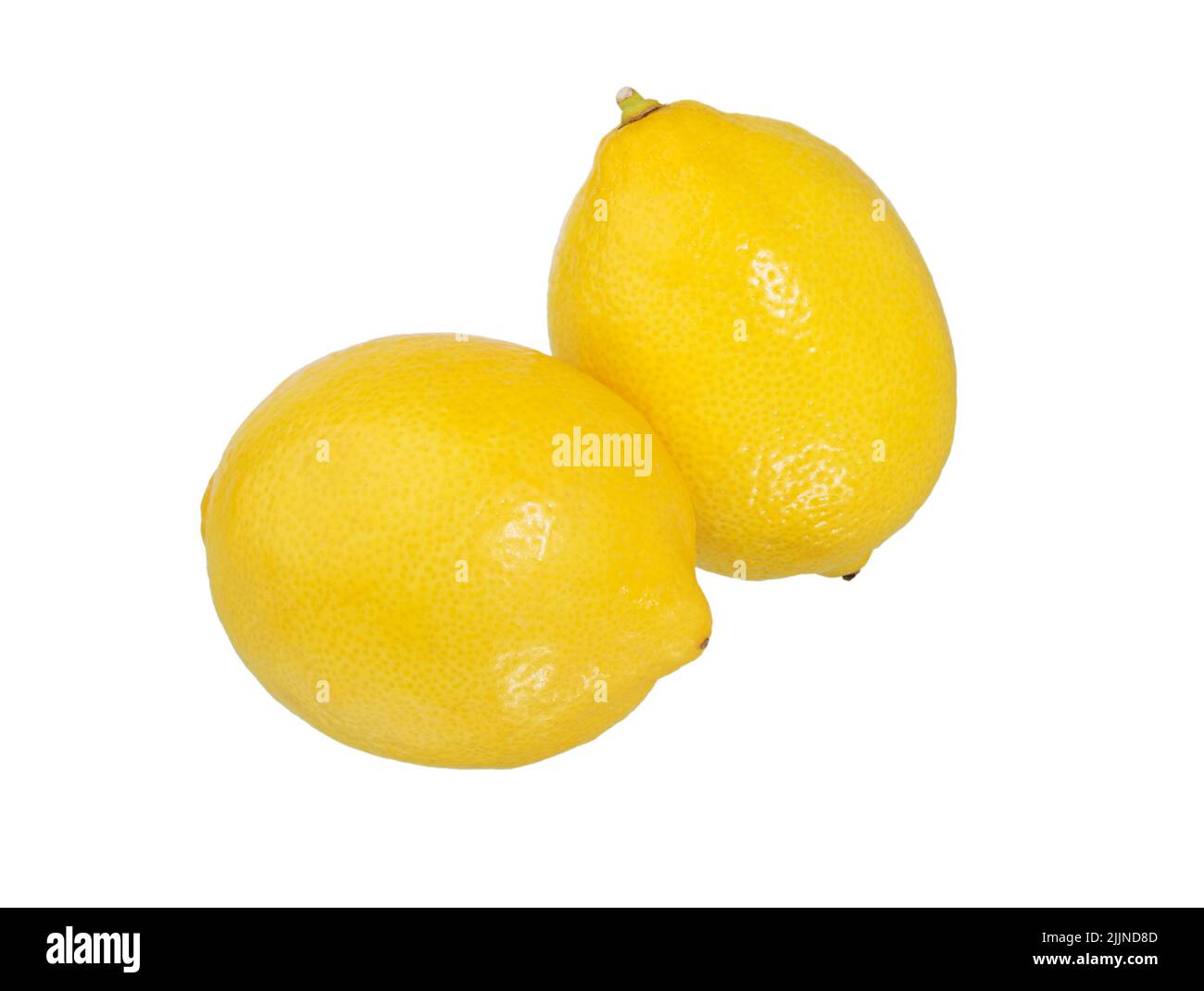 Whole lemon fruit isolated on a white background. Lemons citrus fruit ...
