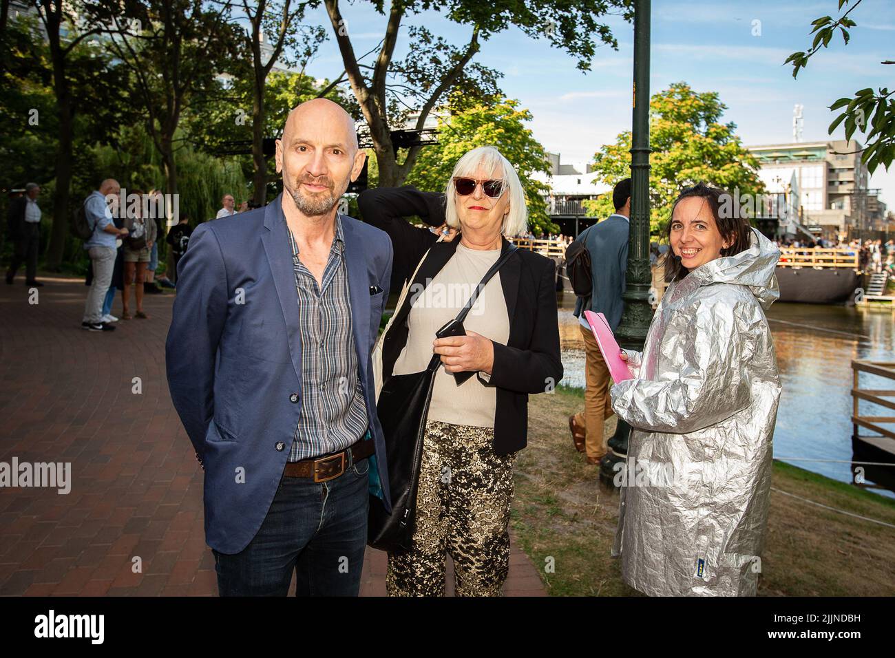Actor Peter Van den Eede with wife and daughter Lucca Van den Eede ...