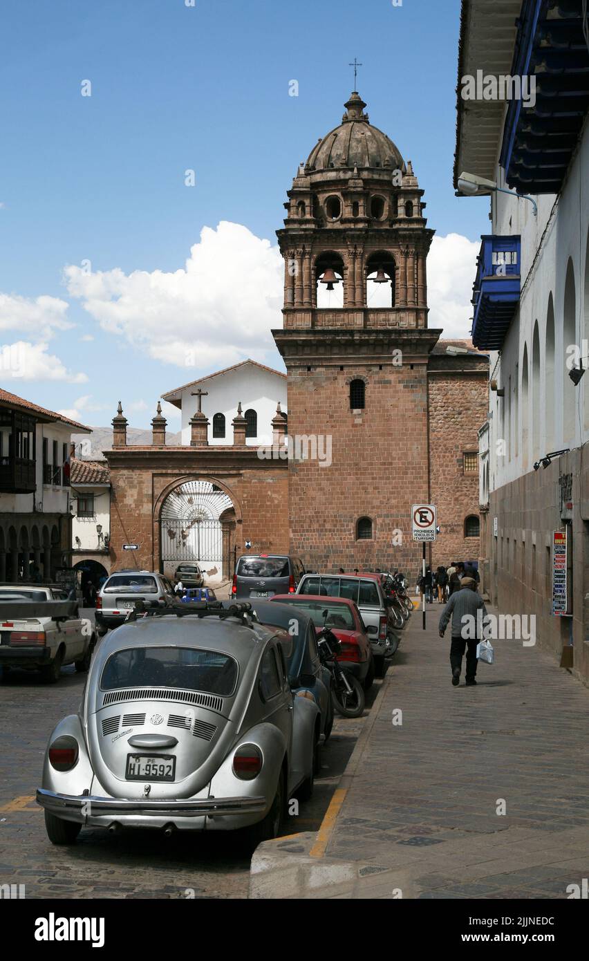 Lima, Peru - JULY 26. 2011: the rustling daily life of the old town ...