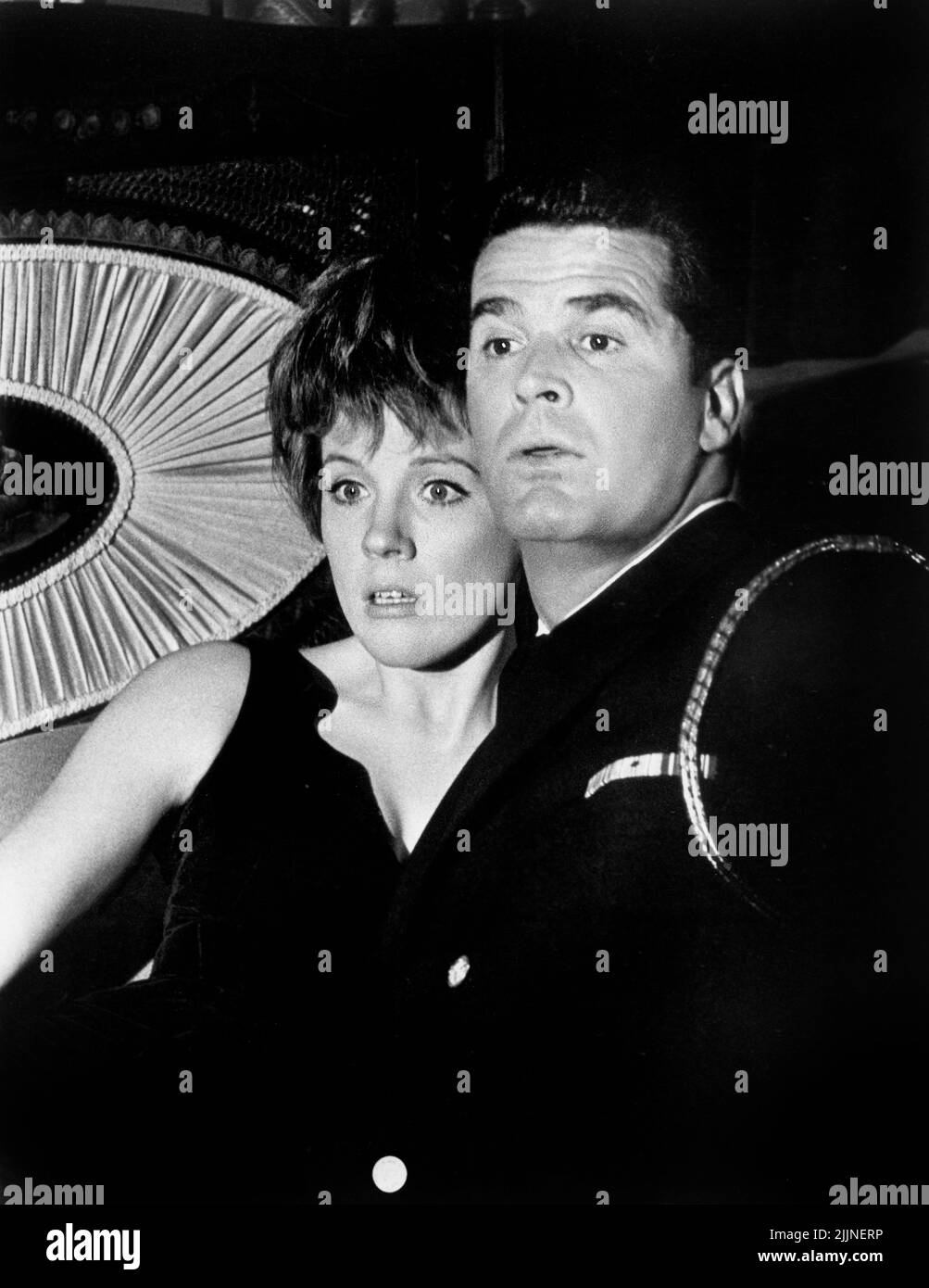 Julie Andrews, James Garner, on-set of the Film, "The Americanization ...