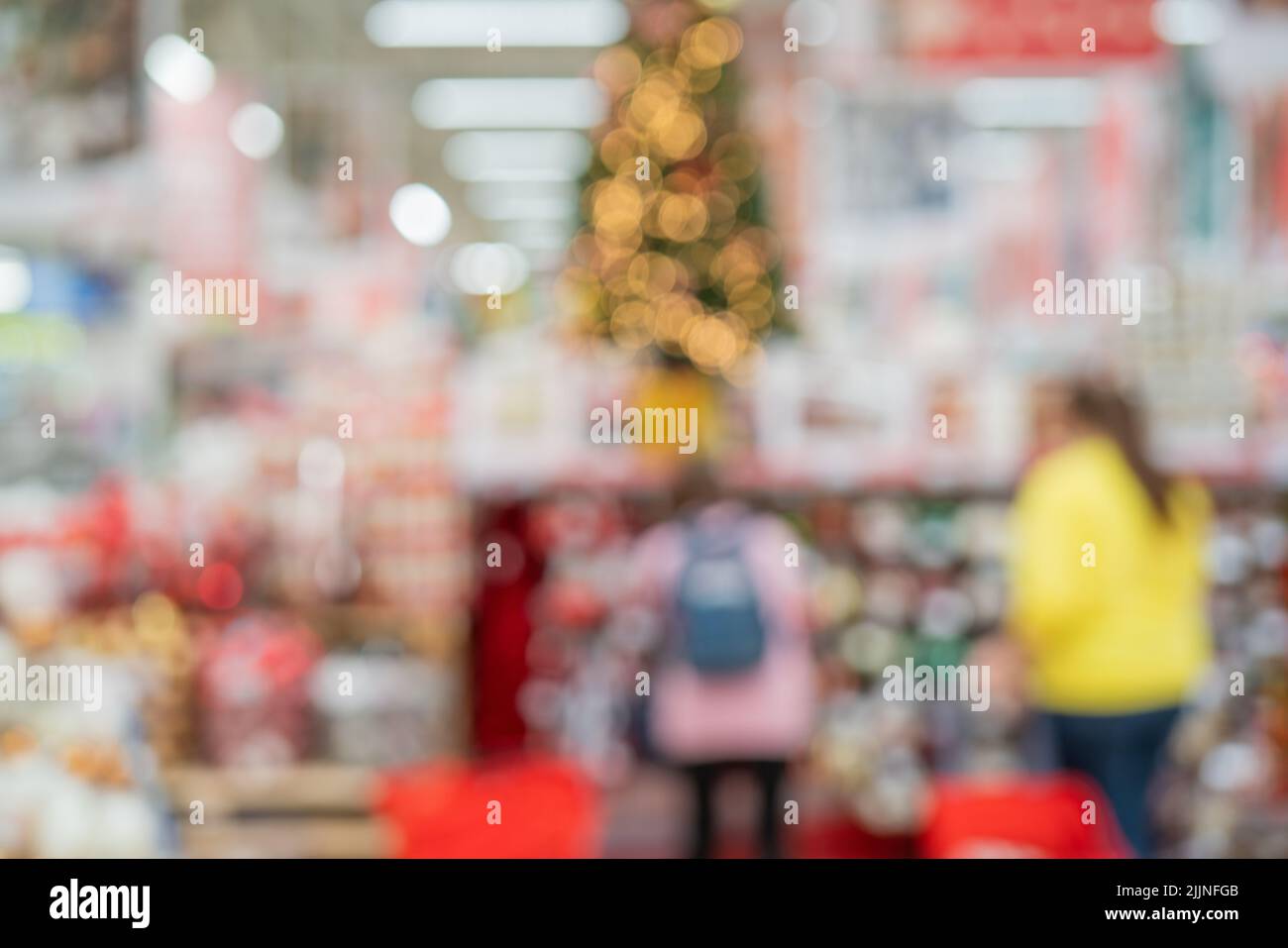 The blurred store interior - soft focus background for an inscription ...