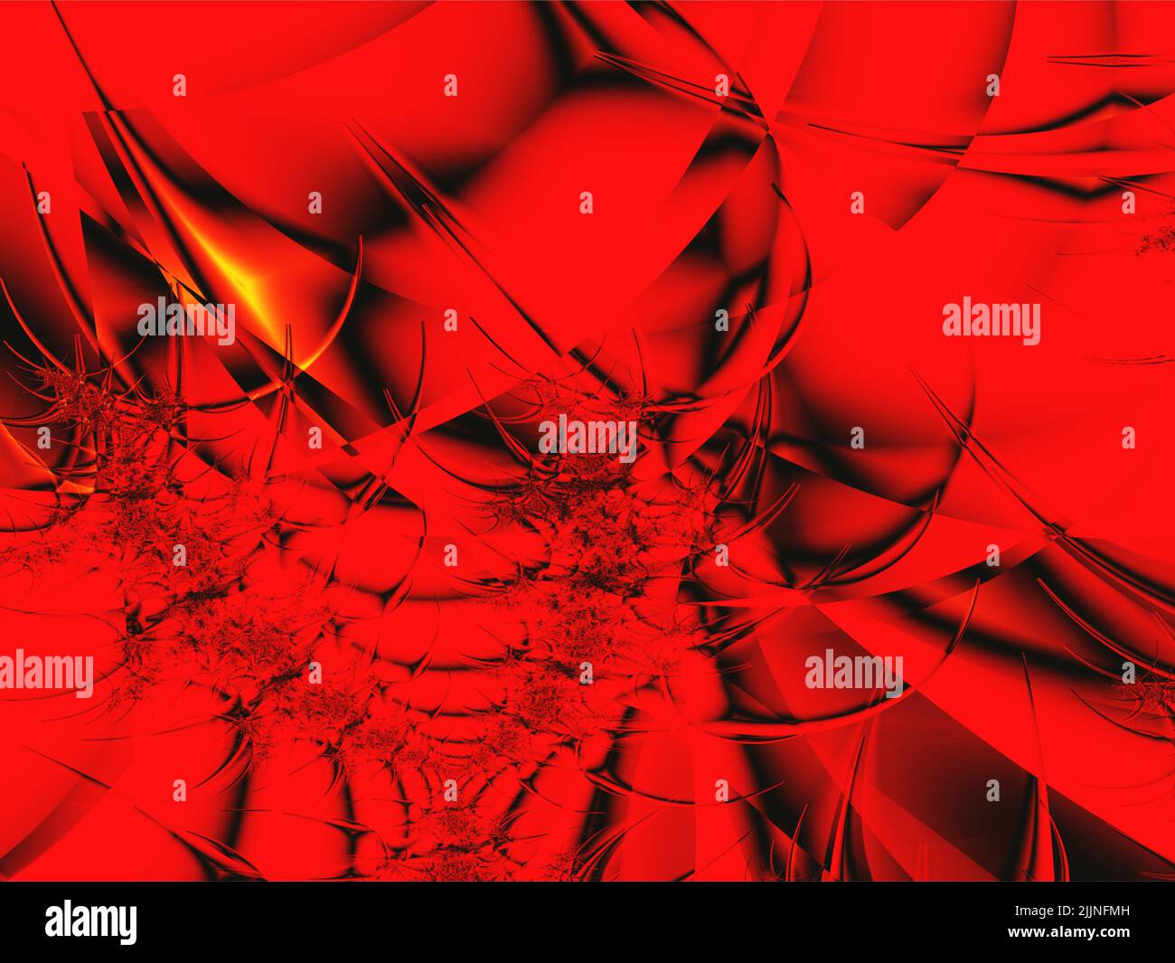 abstract black and red line drawing, color graphics, background, design ...