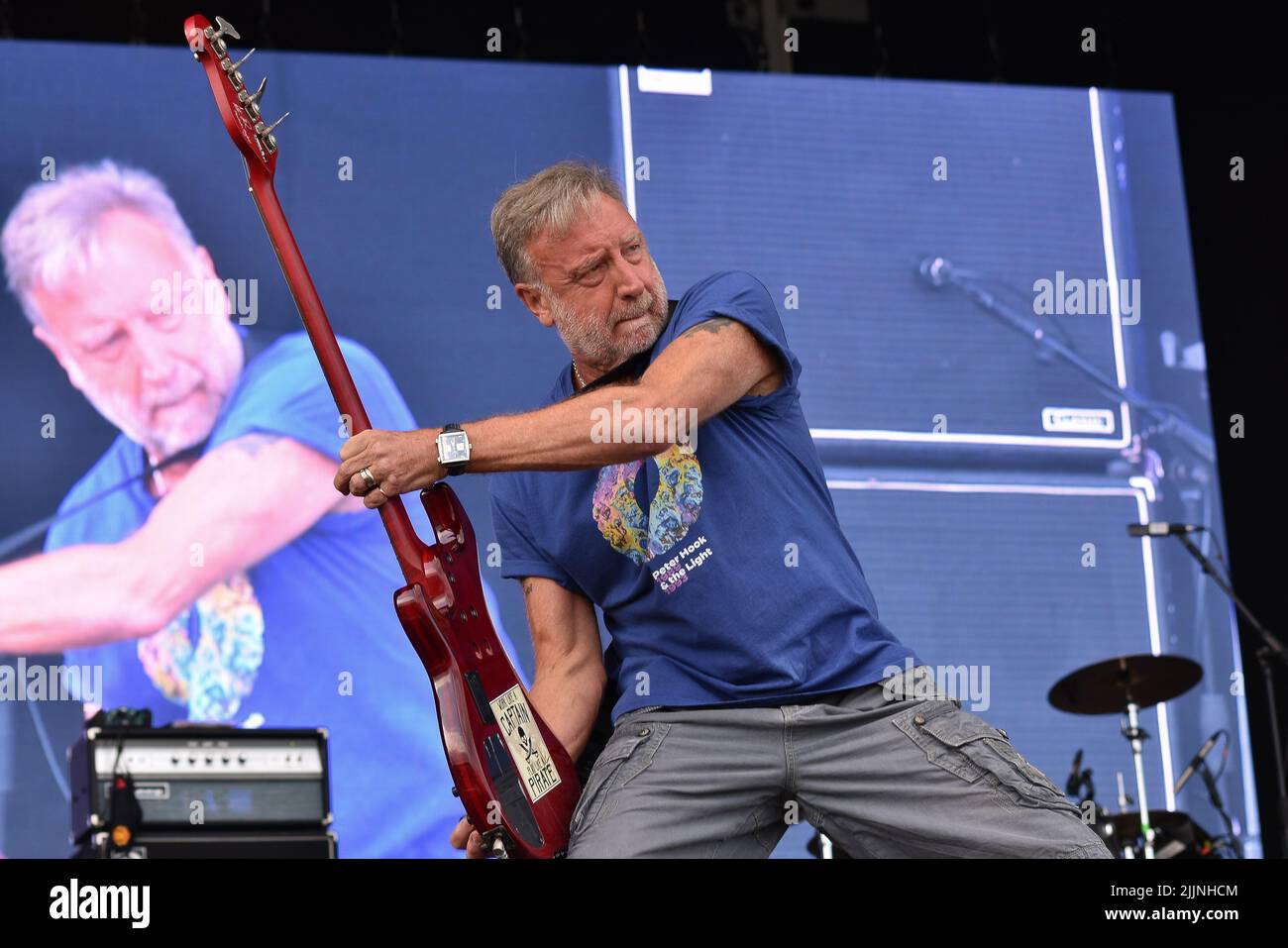 Peter Hook From Peter Hook And The Light Performing Live On Stage In ...