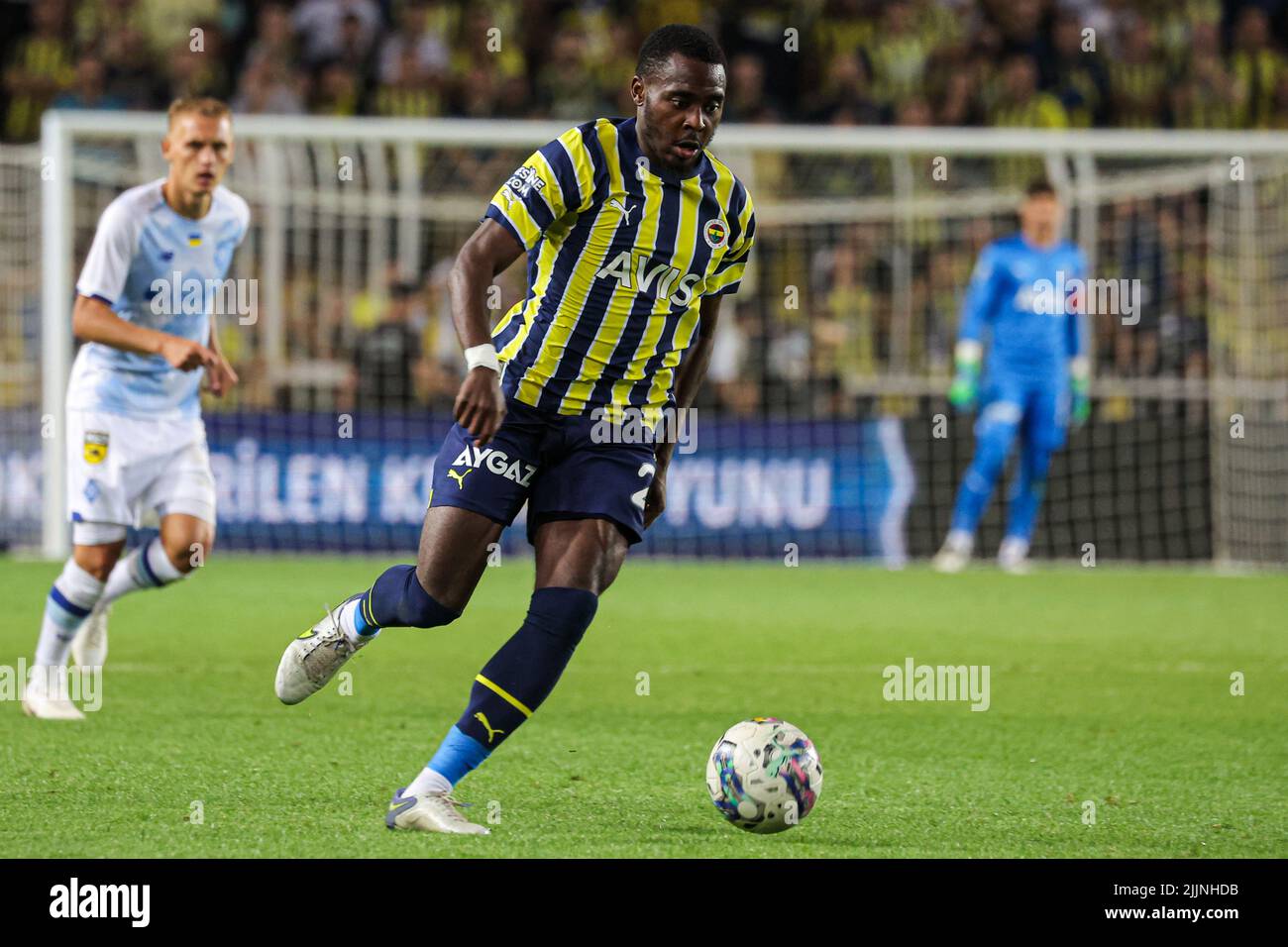 ISTANBUL, TURKEY - JULY 27: Bright Osayi Samuel of Fenerbahce during ...