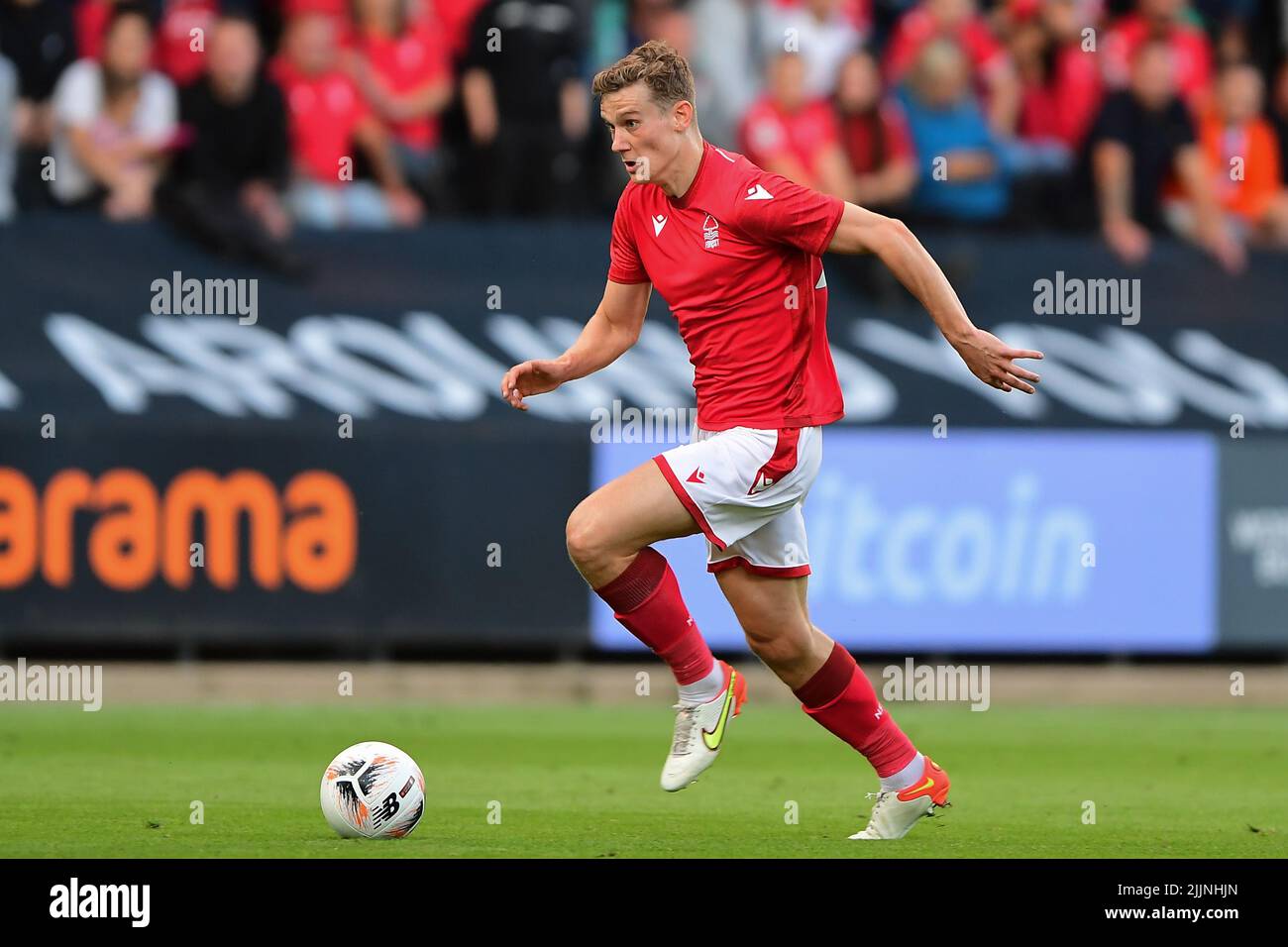 Ryan Yates of Nottingham Forest in action during the Pre-season ...