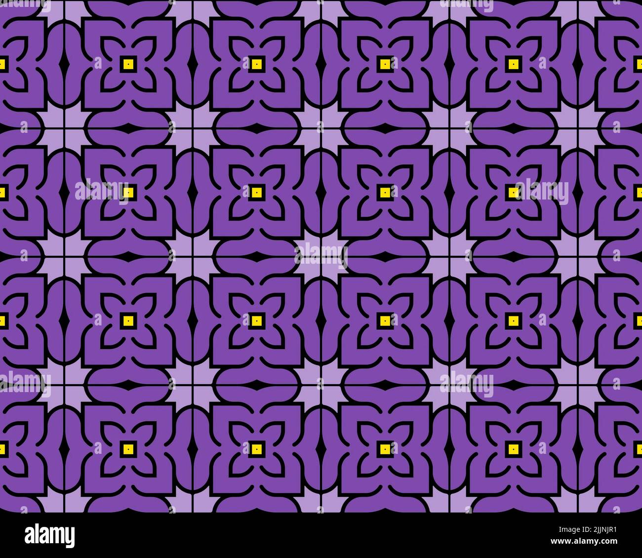 An illustration of a seamless tile pattern background Stock Photo - Alamy
