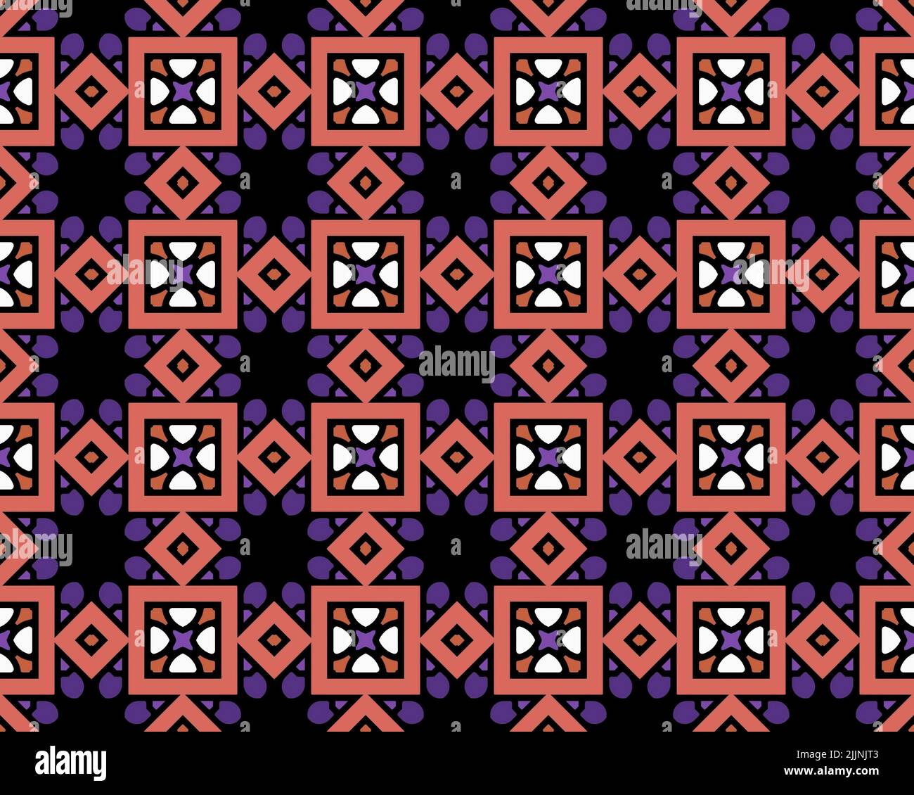 An illustration of seamless tile pattern Stock Photo - Alamy