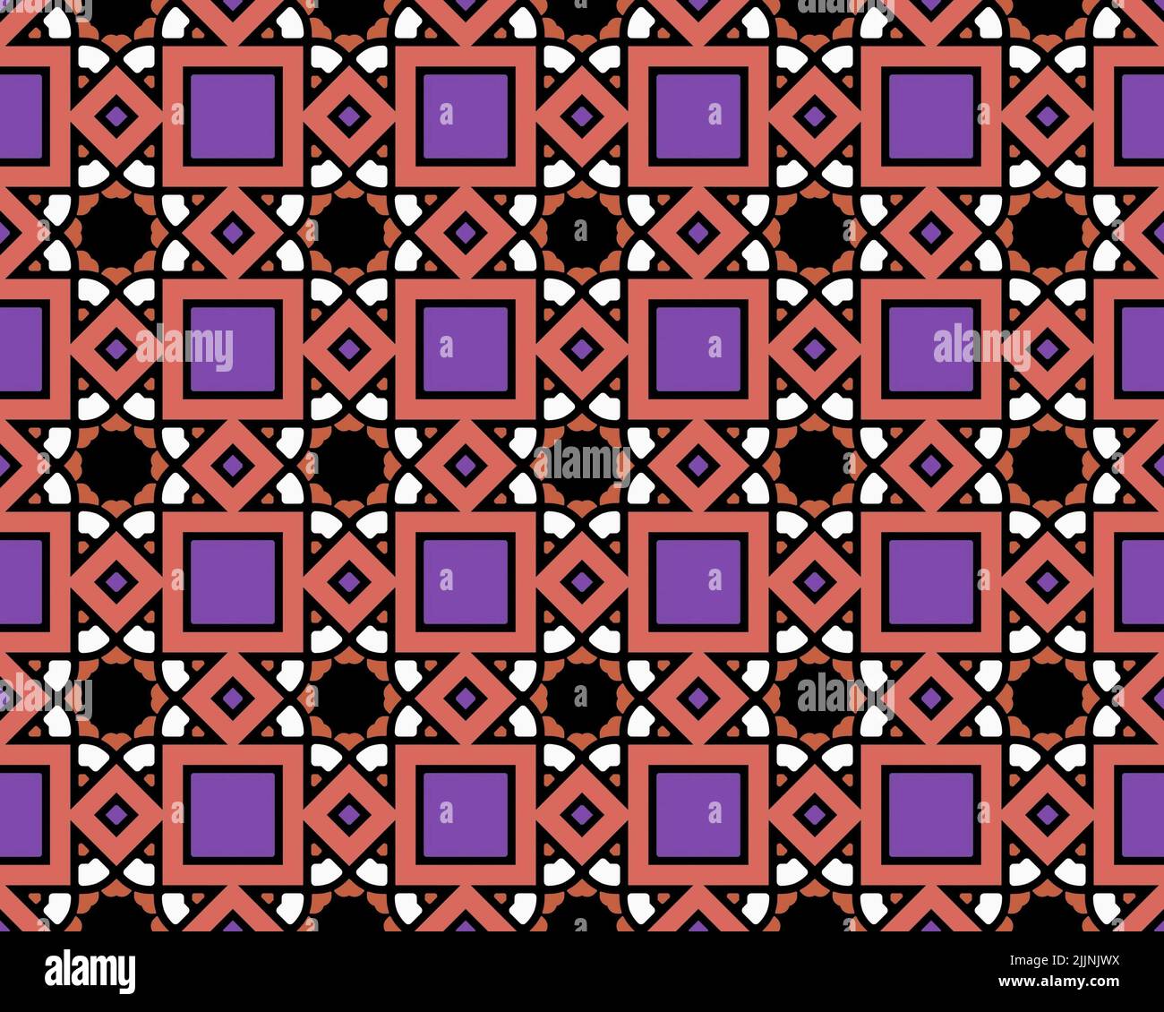 An illustration of seamless tile pattern Stock Photo - Alamy