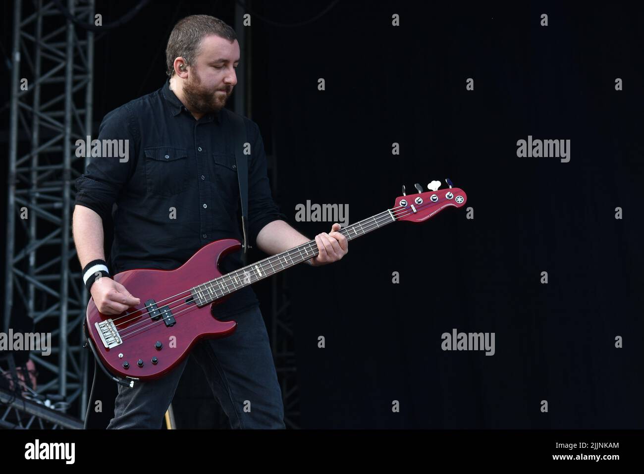 Jack Bates From Peter Hook And The Light Performing Live On Stage In ...