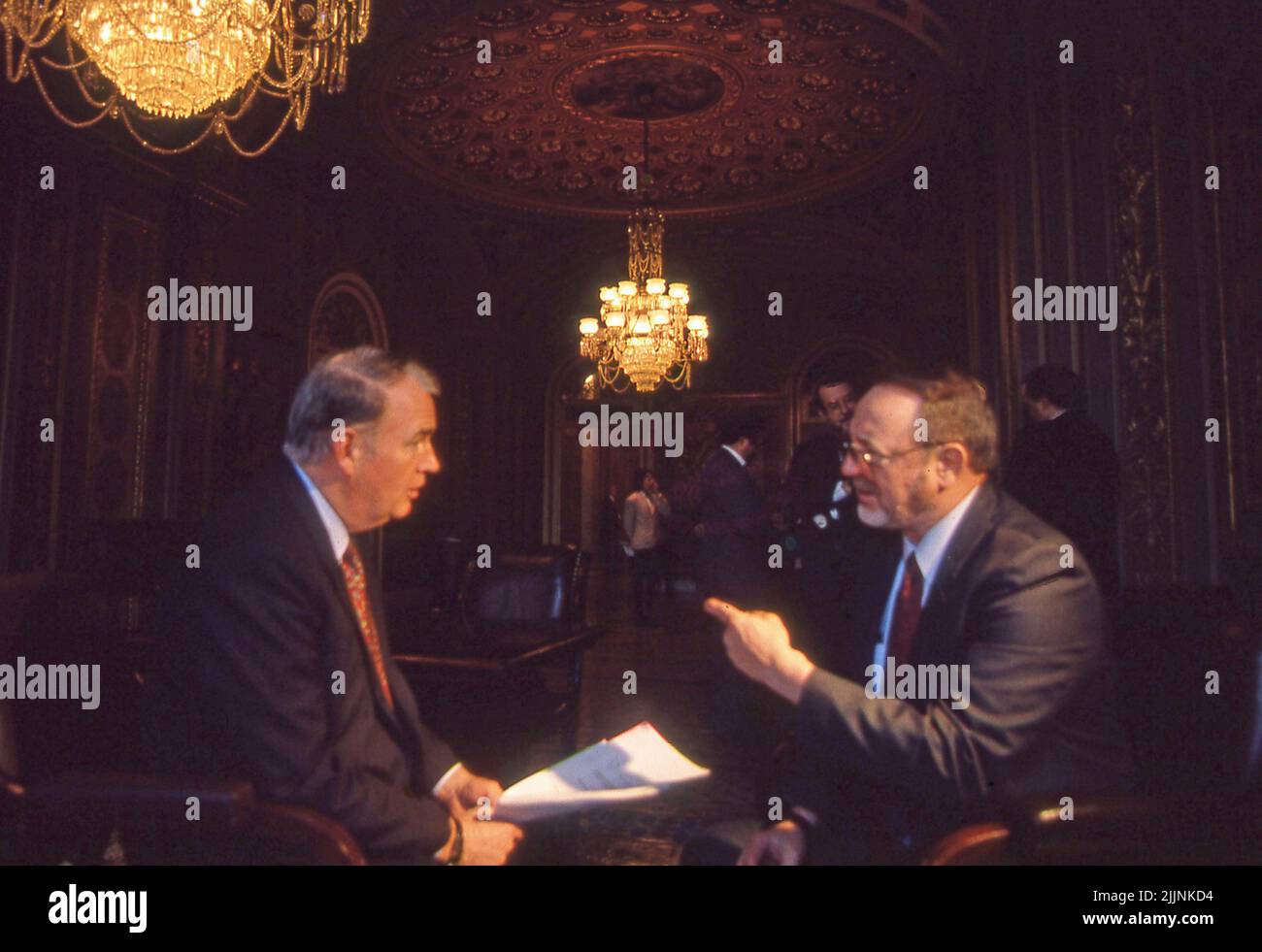 Frank Murkowski senator from Alaska and representative Don Young the ...