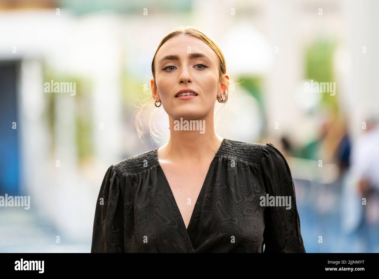 Giffoni Valle Piana, Salerno, Italy. 27th July, 2022. Italian singer ...
