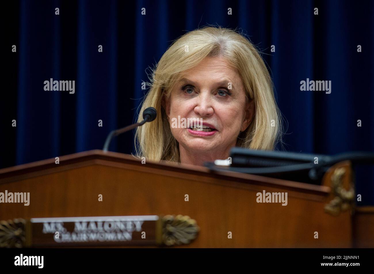 Carolyn maloney oversight hi-res stock photography and images - Alamy