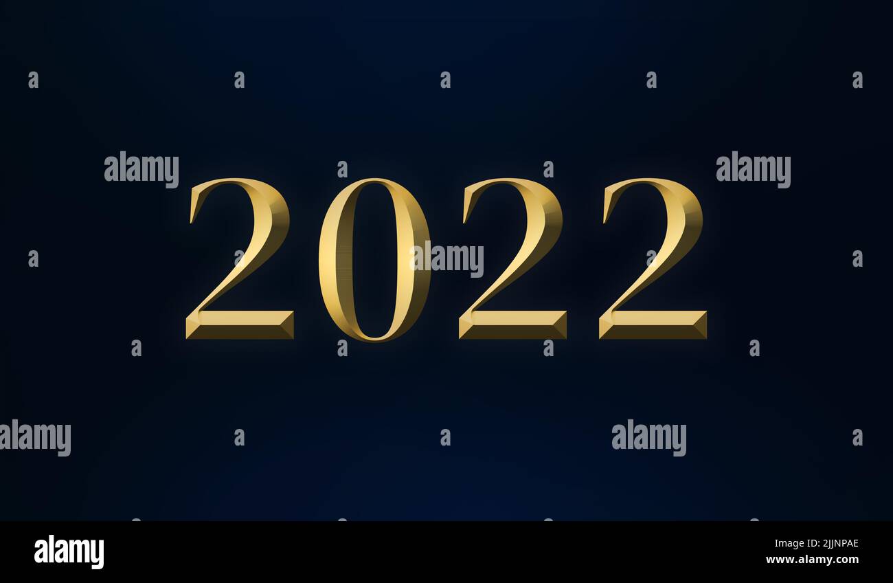 Blue illustrated background for 2022 Stock Photo - Alamy