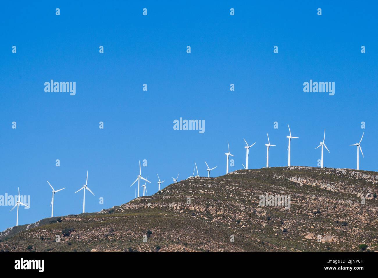 Turbine electricity power blue sky hi-res stock photography and images ...