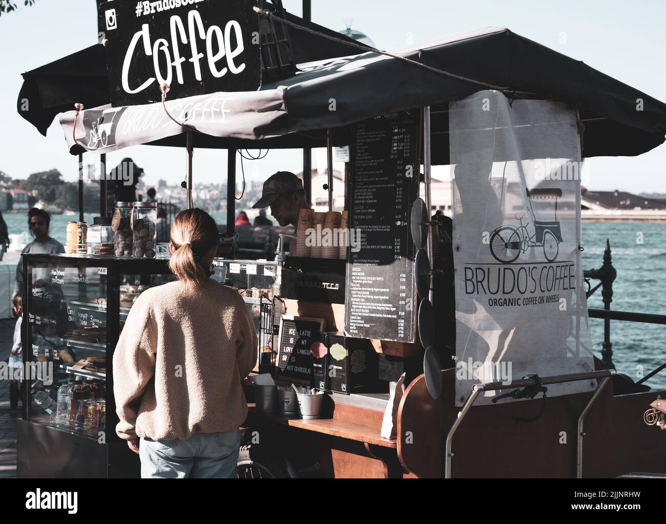A coffee Kiosk near Sydney Opera House Stock Photo - Alamy