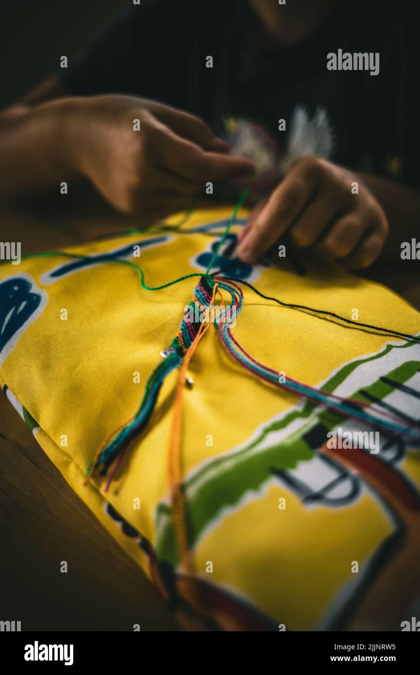 Hand embroidery hi-res stock photography and images - Alamy