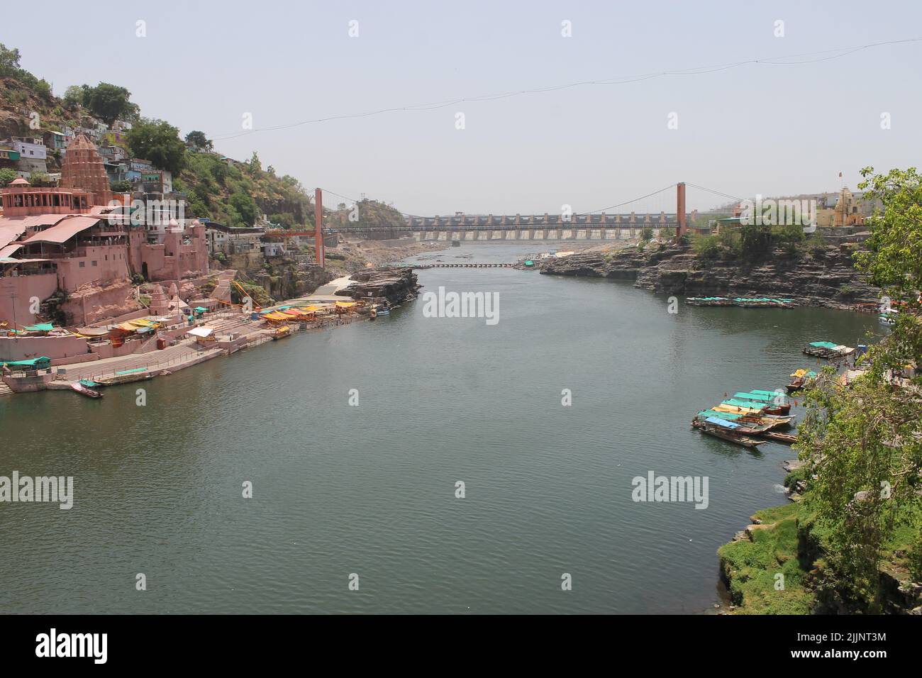 A View of the Narmada River in Madhya Pradesh Stock Photo - Alamy