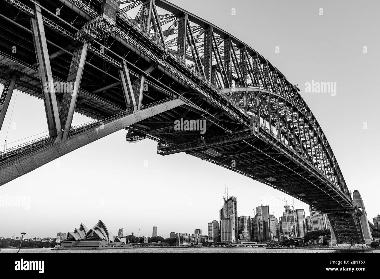 Sydney harbour bridge under construction hi-res stock photography and ...