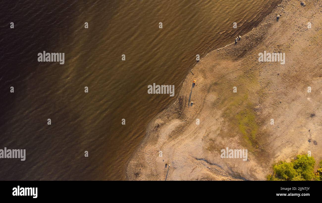 Aerial view scottish loch hi-res stock photography and images - Alamy