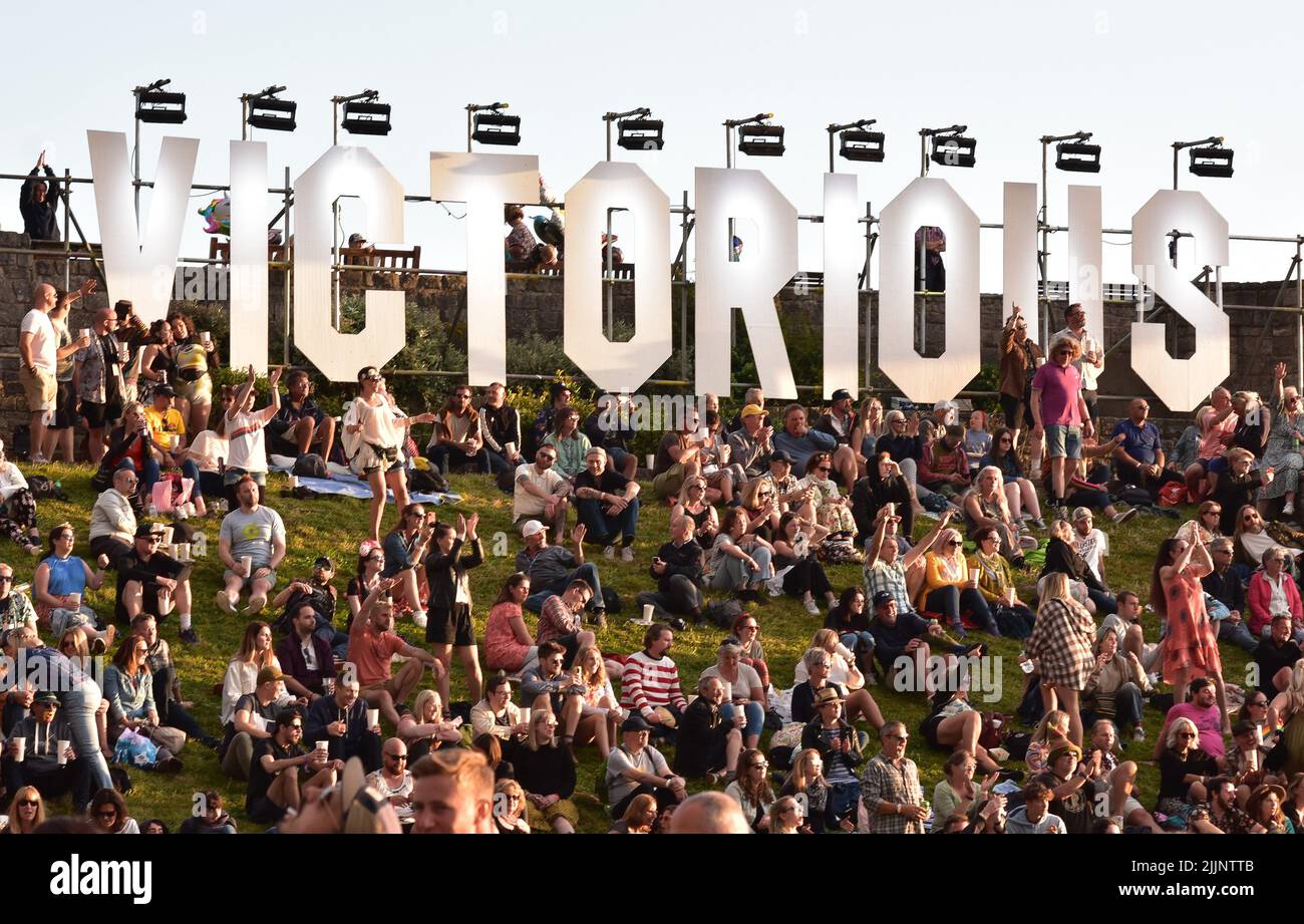 Victorious Sign With People Sat Around It From Day 2 Of Victorious ...