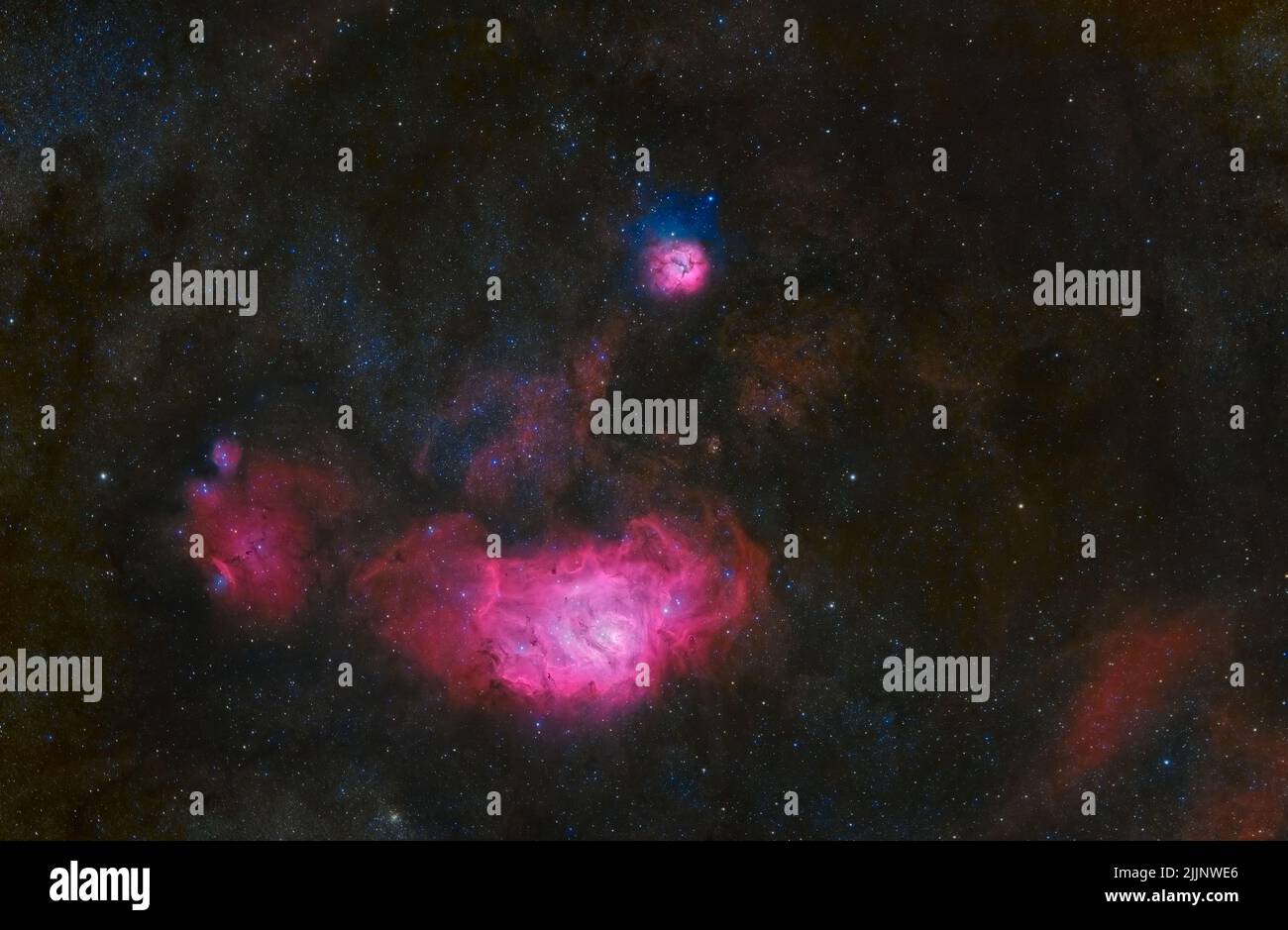 M20 Trifid Nebula From Earth