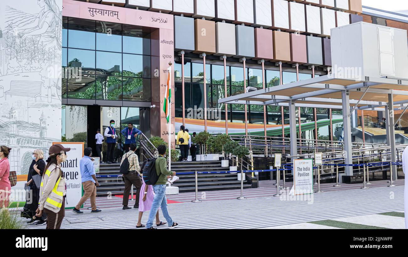 The India pavilion at Expo 2020 in Dubai Stock Photo - Alamy