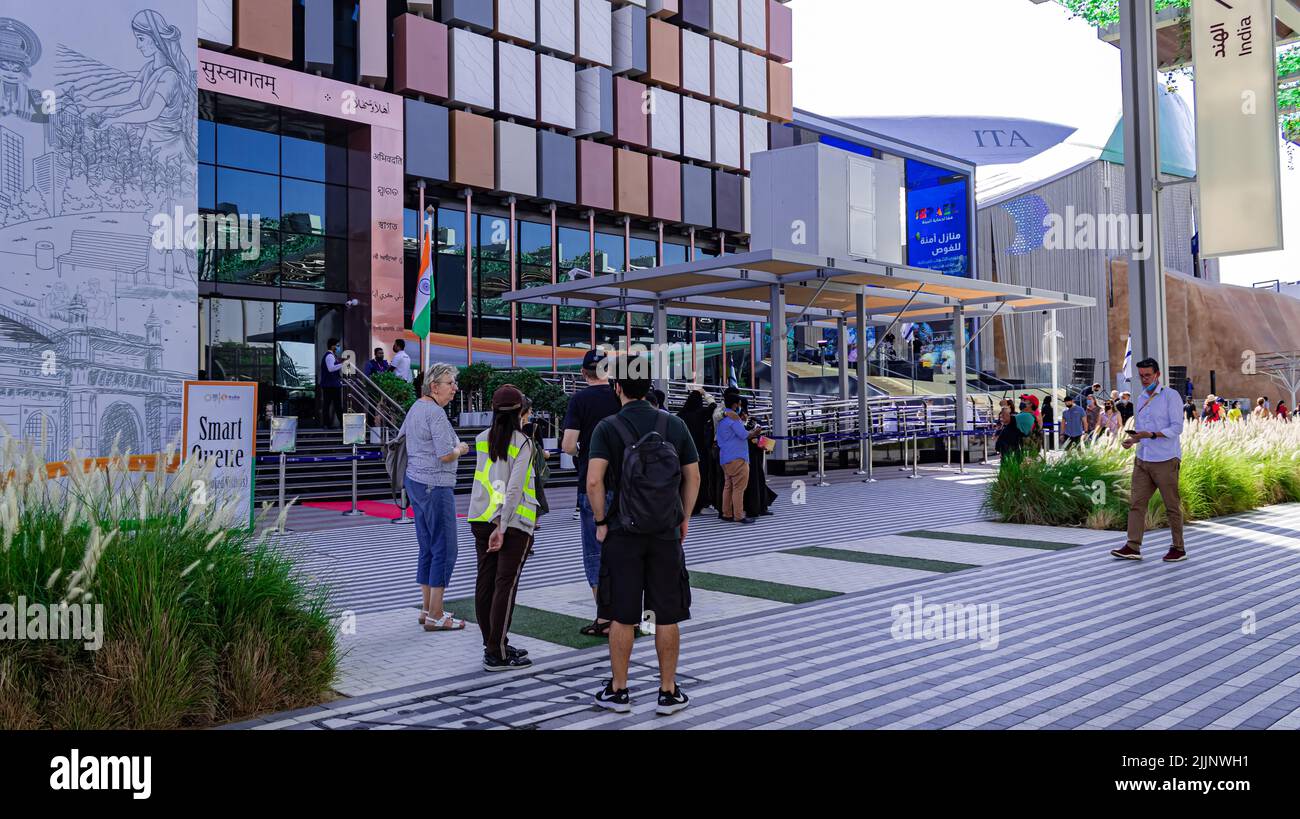 The India pavilion at Expo 2020 in Dubai Stock Photo - Alamy