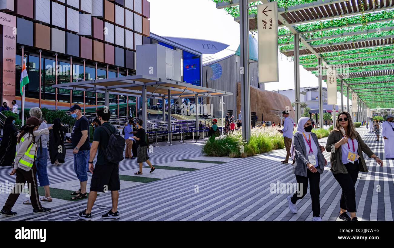 The India pavilion at Expo 2020 in Dubai Stock Photo - Alamy