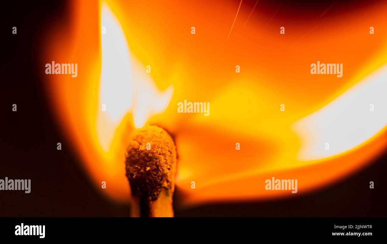 Close up burning fire flame hi-res stock photography and images - Alamy