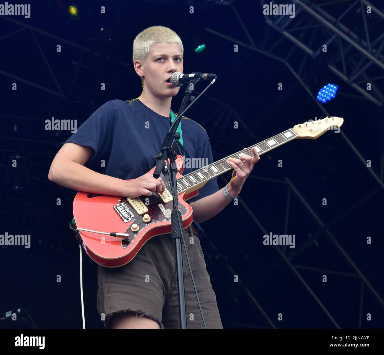 Dana Margolin From Porridge Radio Performing Live On Stage In Concert, Day 2 Of Victorious ...