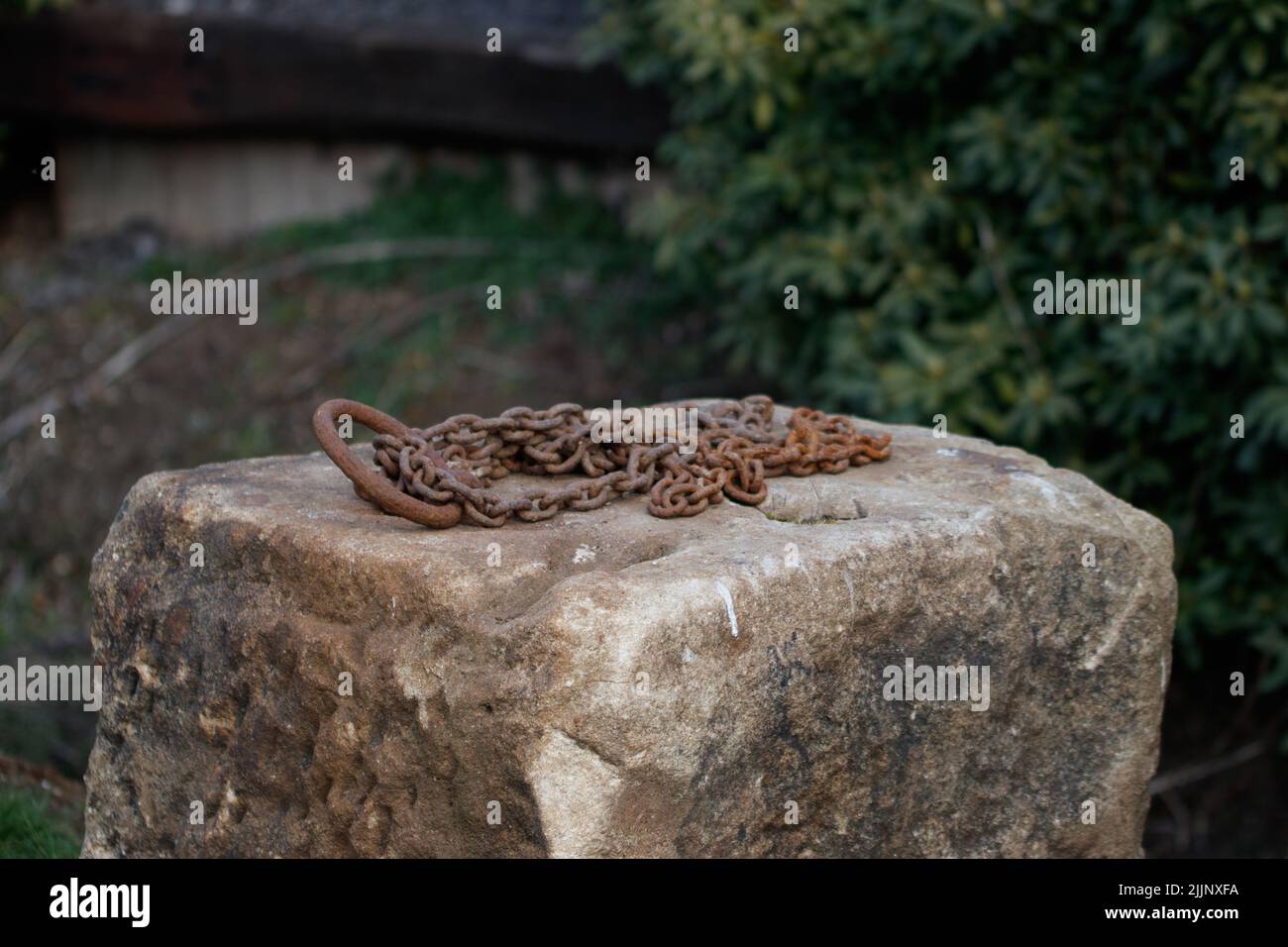 Rock chain hi-res stock photography and images - Alamy