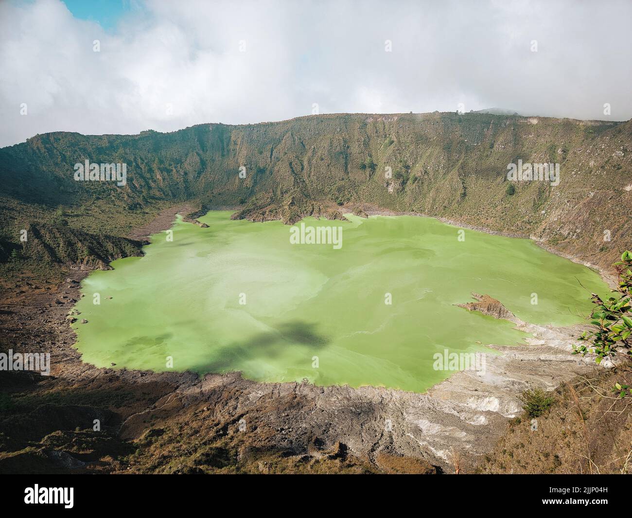 An aerial view of Chichonal volcano in Chiapas, Mexico Stock Photo - Alamy