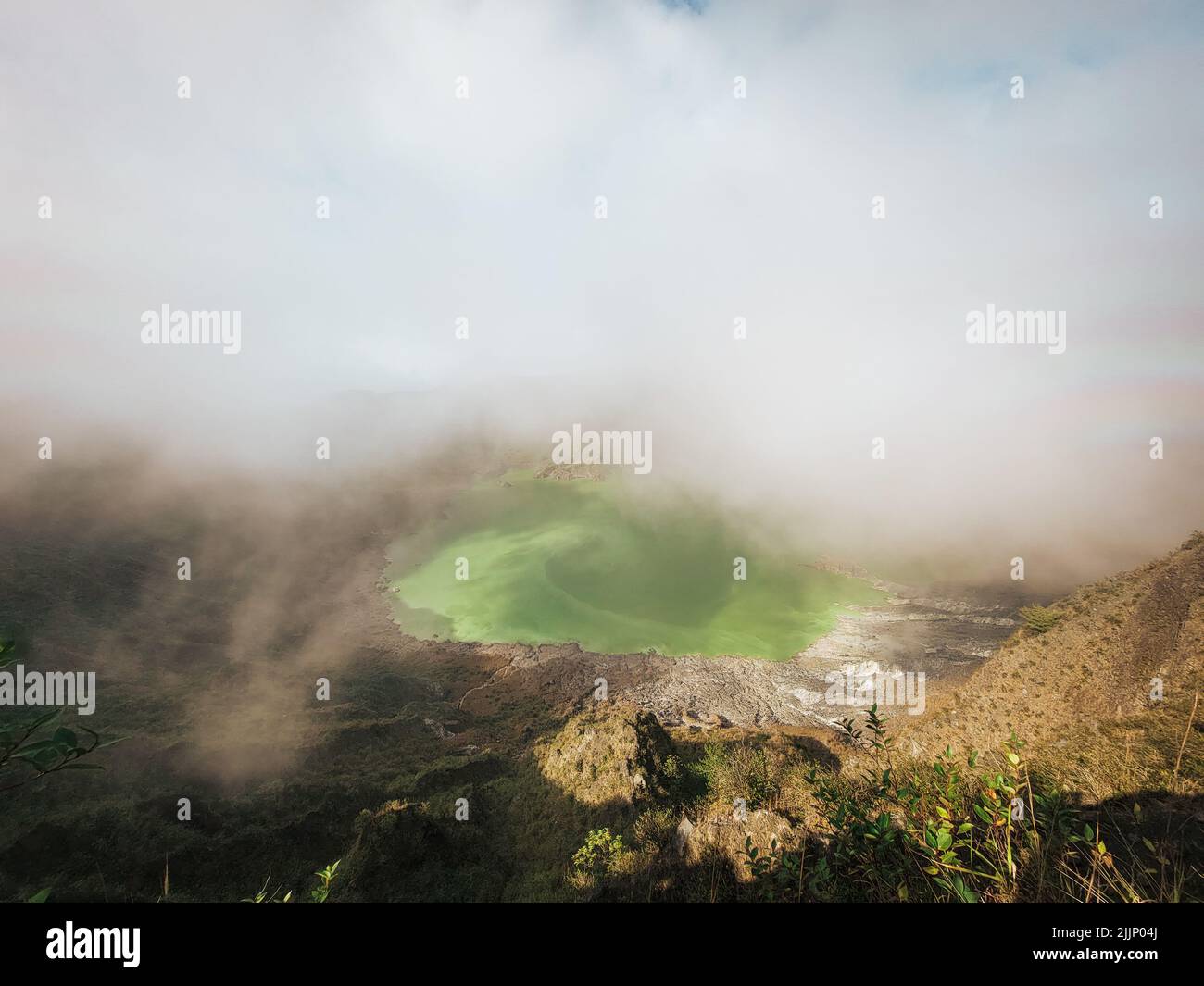 A beautiful view of the Chichonal volcano, Chiapas, Mexico Stock Photo ...