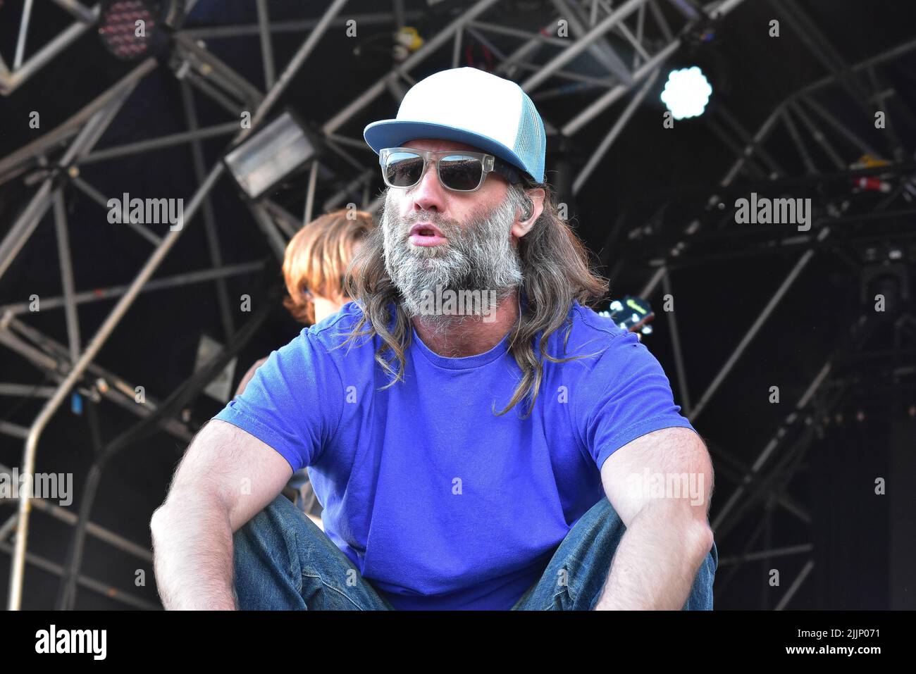 Gary Stringer From Reef Performing Live On Stage In Concert, Day 2 Of ...