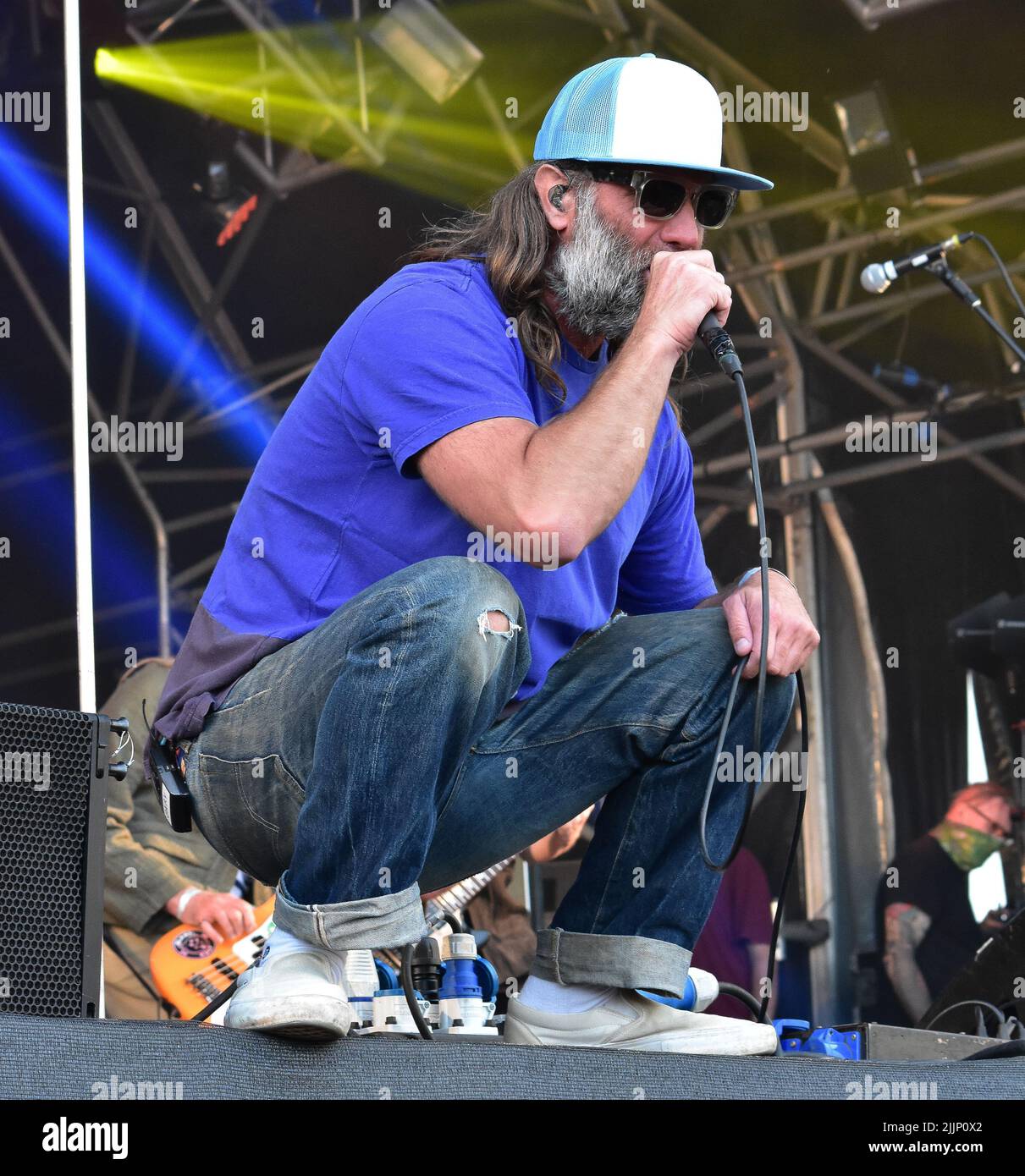 Gary Stringer From Reef Performing Live On Stage In Concert, Day 2 Of ...