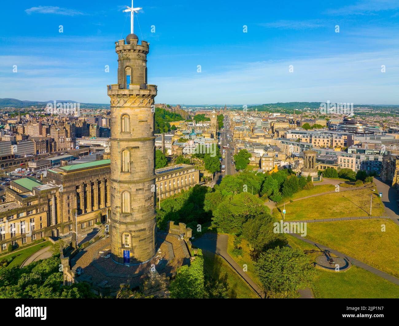 Edinburgh new town aerial hi-res stock photography and images - Alamy
