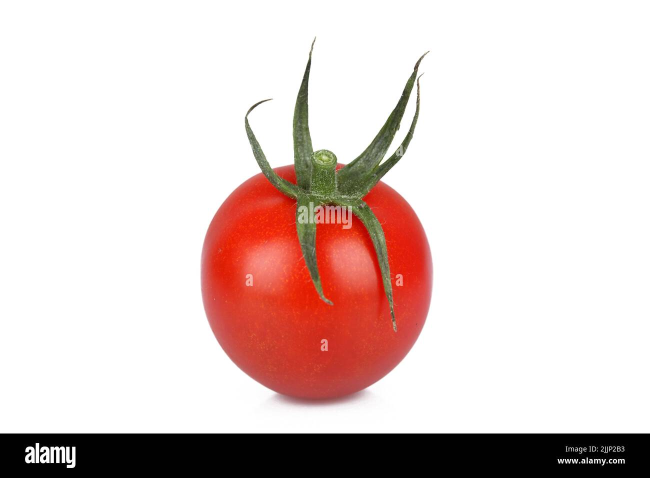 A fresh vegetable, red tomato isolated on white background, food ...