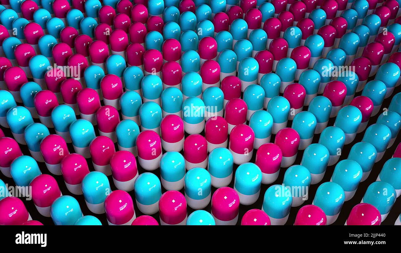 Medical pills. Computer generated 3d render Stock Photo - Alamy
