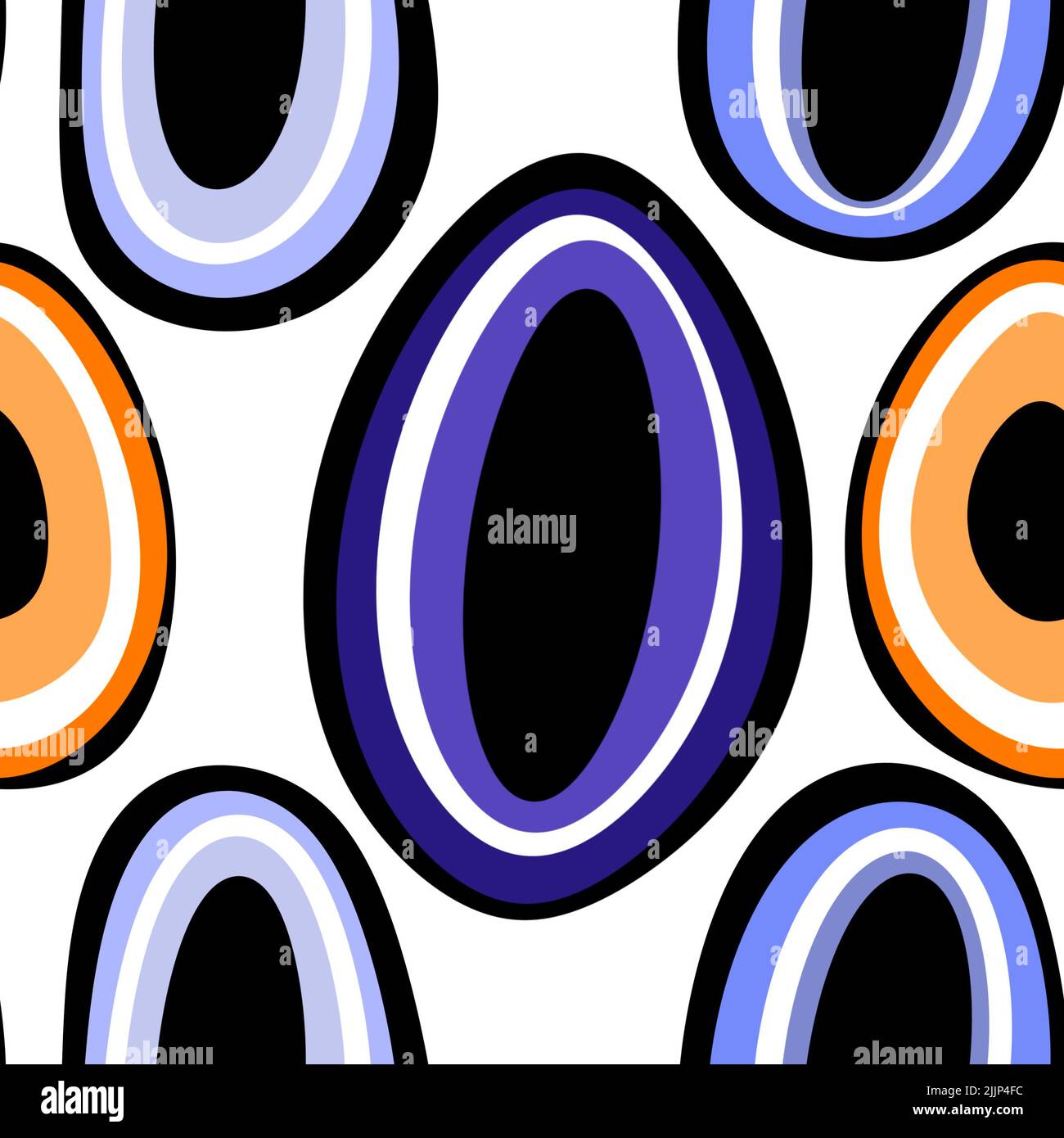 Summer seamless magic evil eye pattern for fabrics and textiles and ...