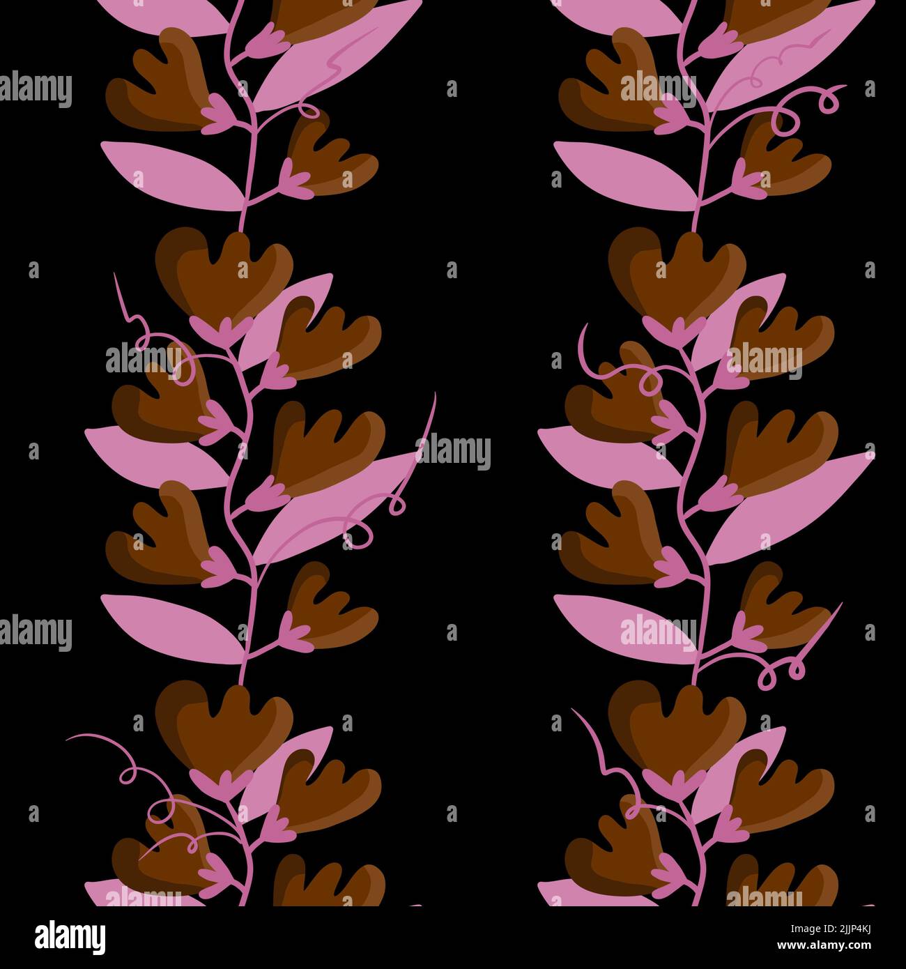 Floral seamless cartoon flower pattern for wrapping paper and fabrics ...