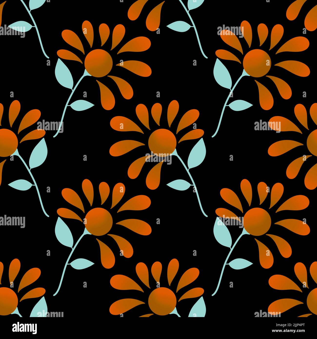 Simple floral seamless ethnic flower pattern for accessories and ...