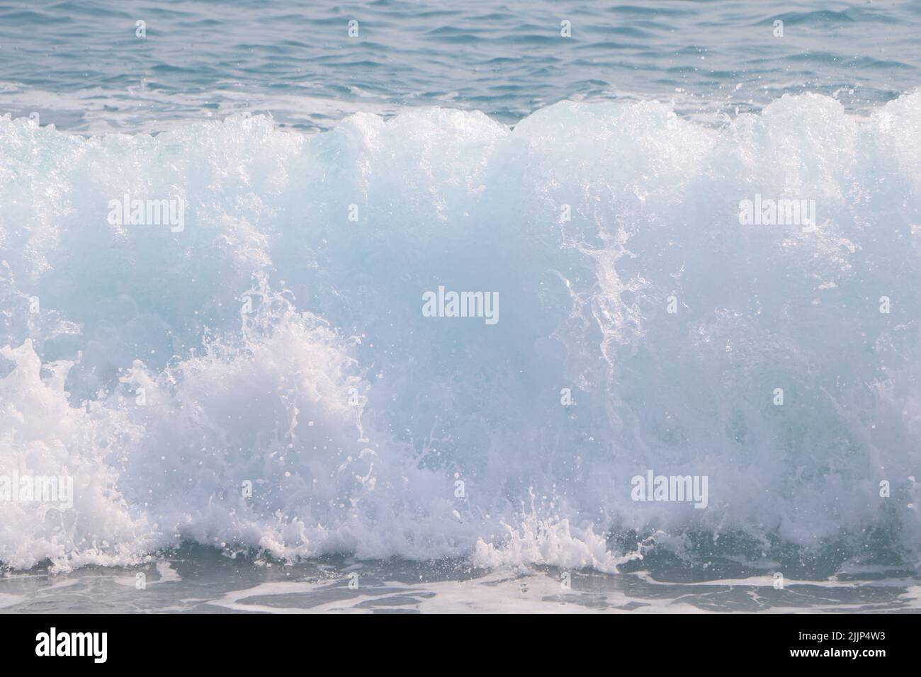 A strong tide of the sea on a bright sunny day Stock Photo - Alamy