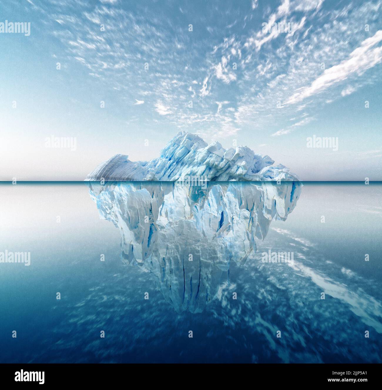 Iceberg above below water hi-res stock photography and images - Alamy