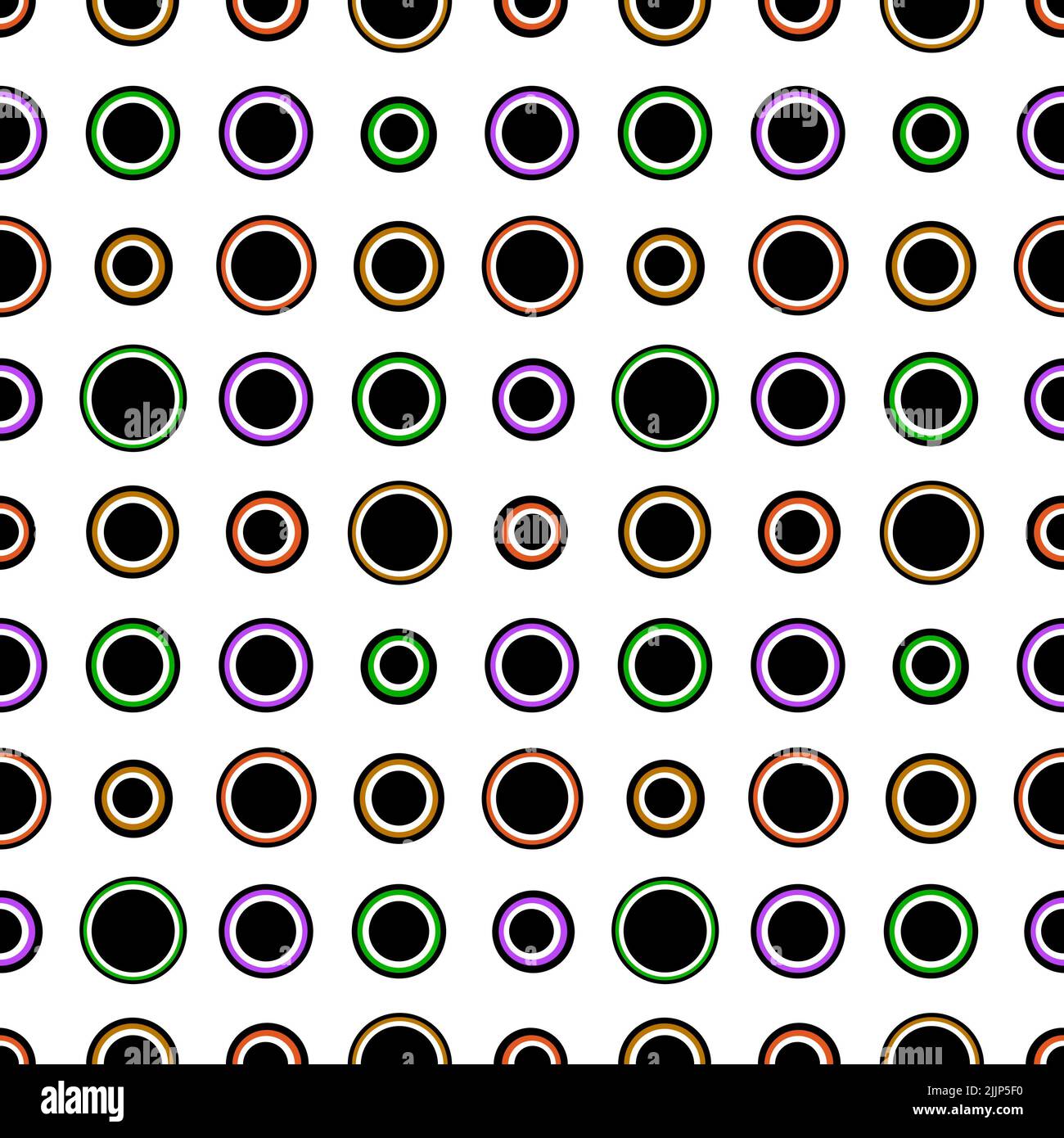 Summer seamless magic evil eye pattern for fabrics and textiles and ...
