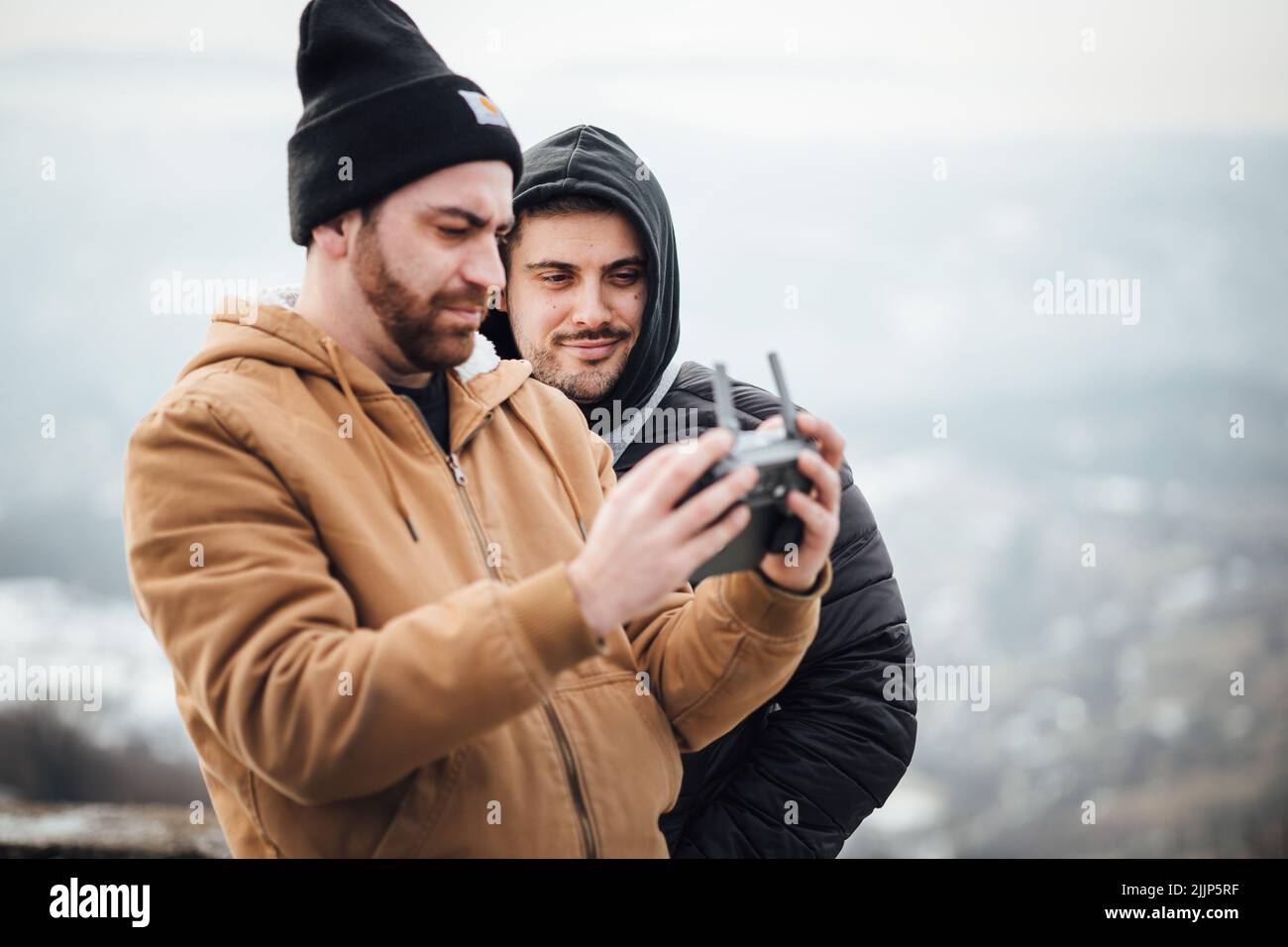 Portrait two young man hi-res stock photography and images - Alamy