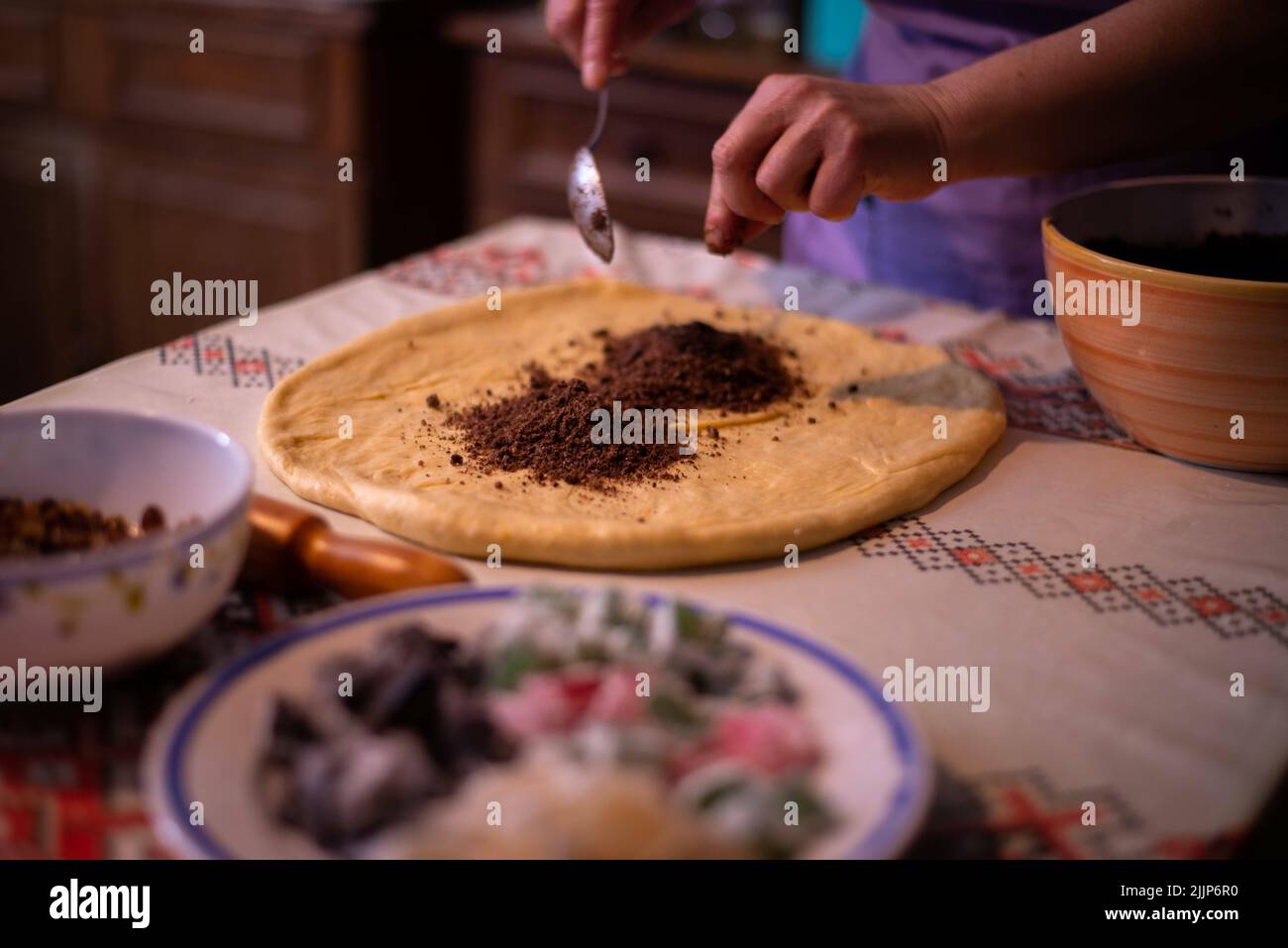 Adding the filling hi-res stock photography and images - Alamy