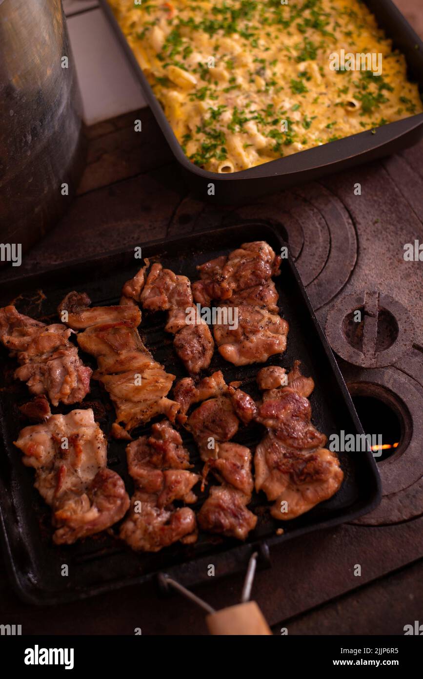 Trays of meat hi-res stock photography and images - Alamy