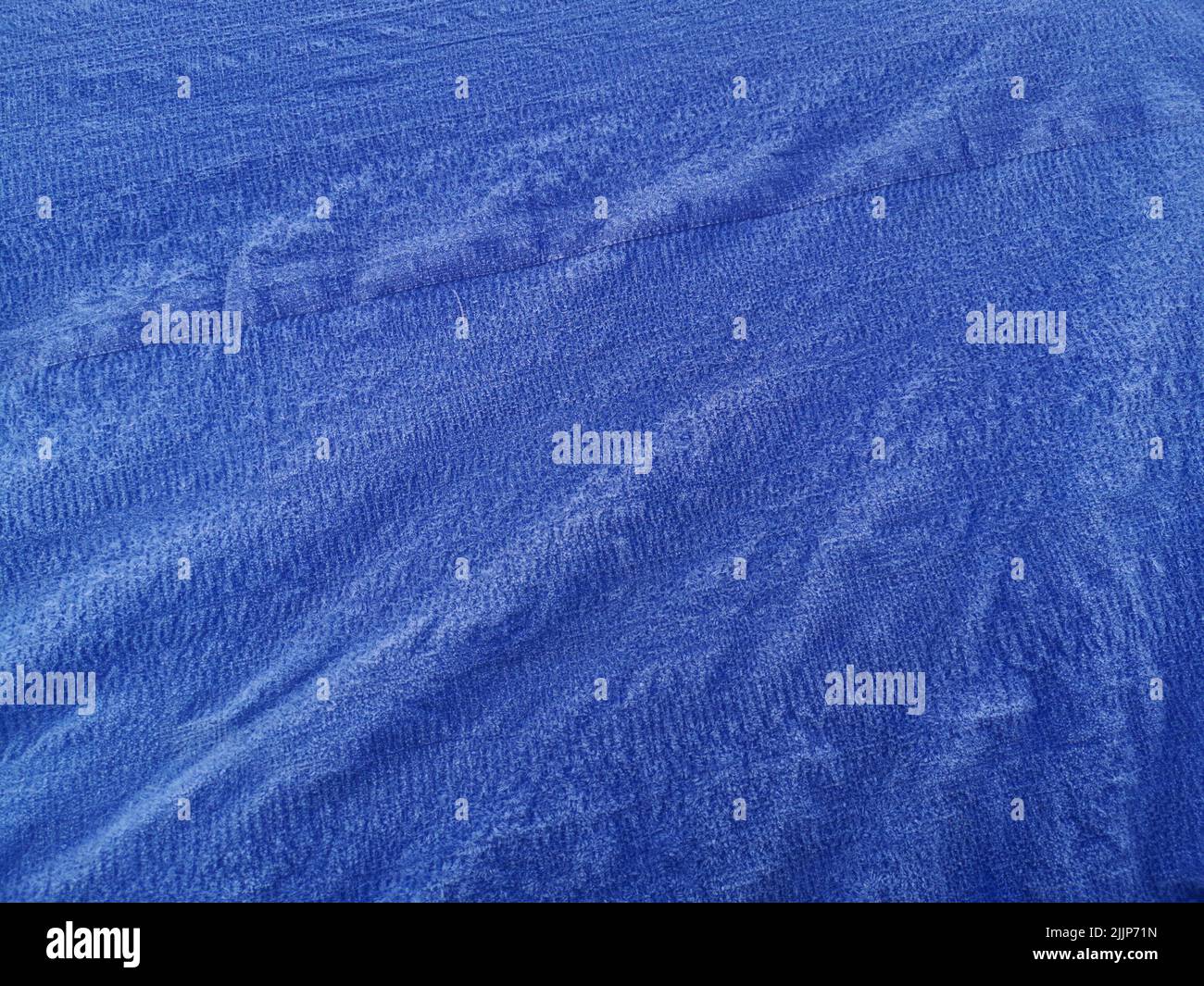 A beautiful blue fabric background Stock Photo - Alamy