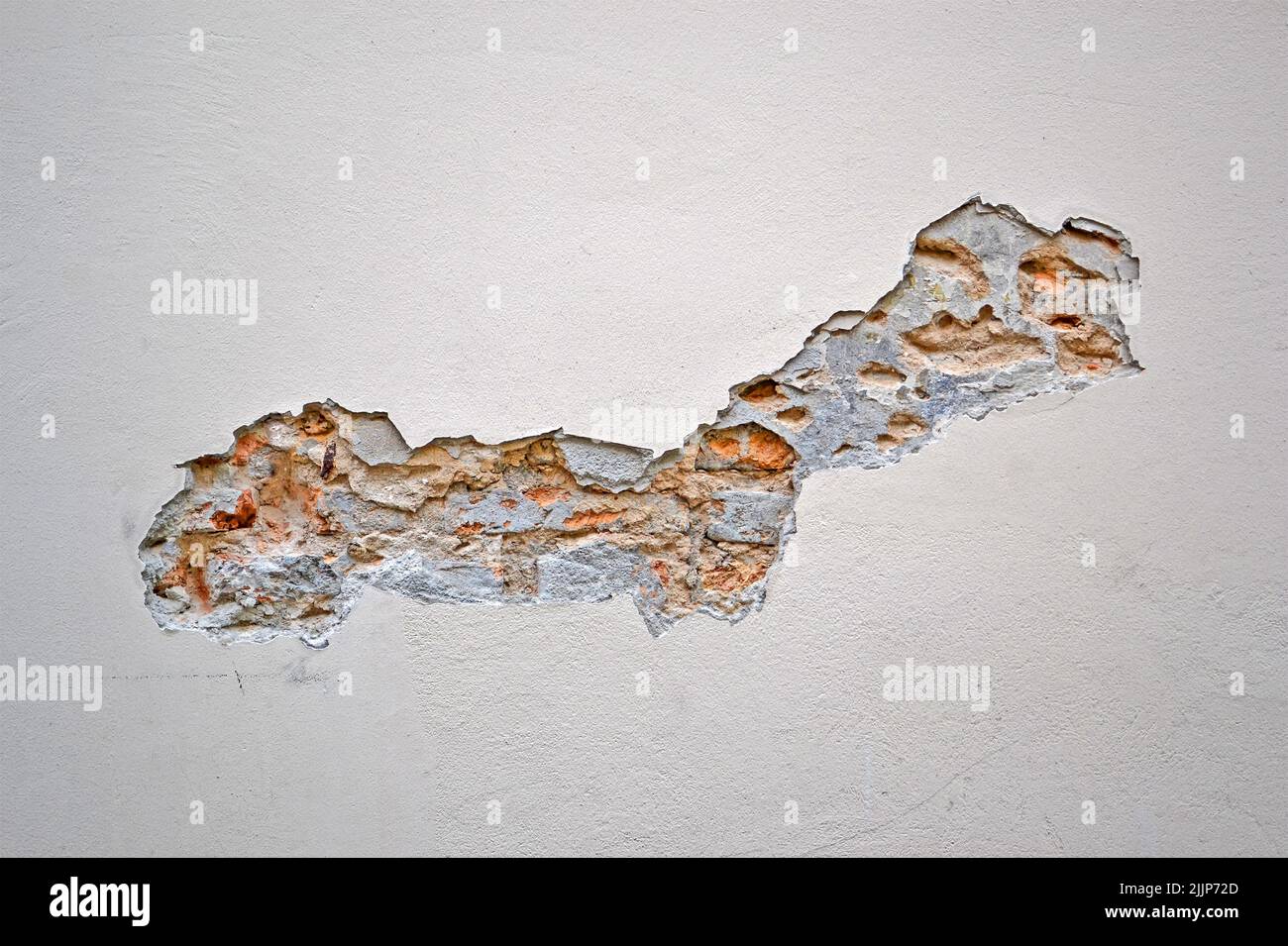 abstract damaged stone surface wall closeup, destruction environment ...